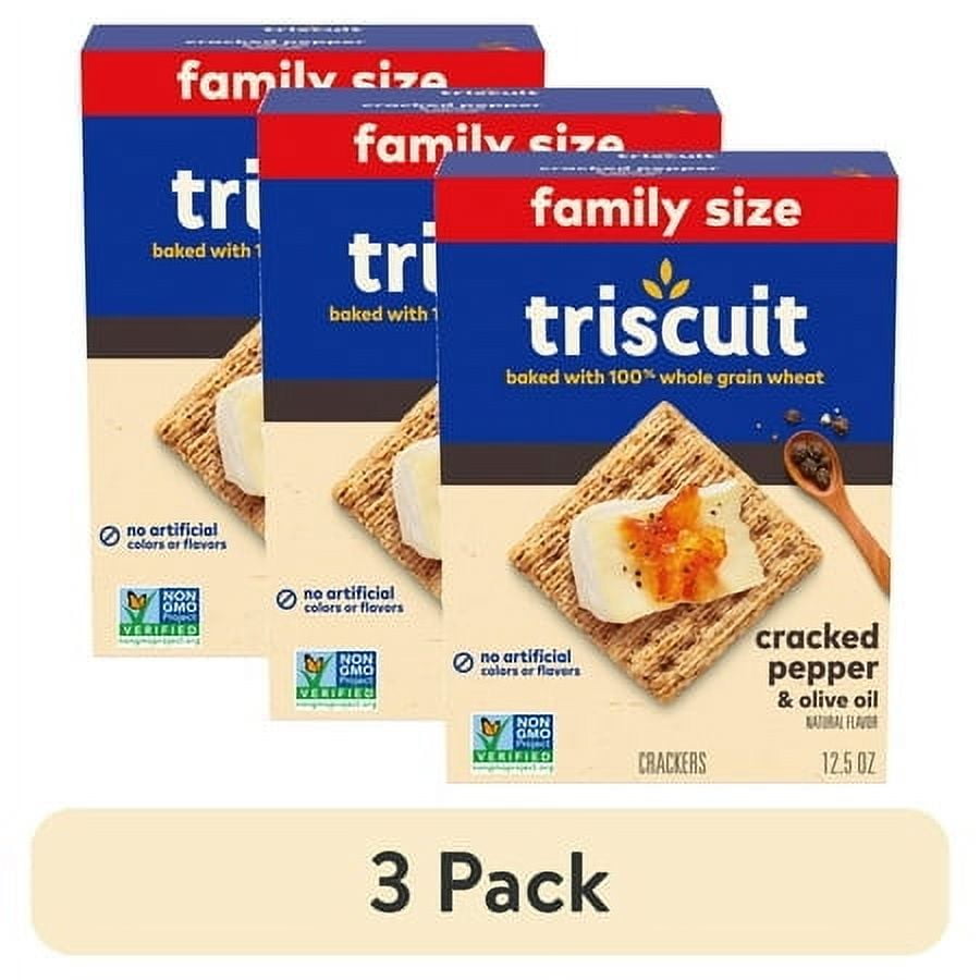 Triscuit Snack Crackers for Office Breakroom Savory Snacks - Walmart ...
