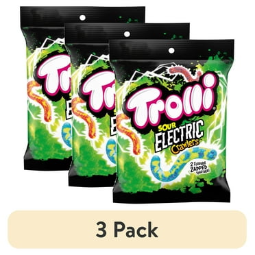 Trolli with Mountain Dew limited edition Gummy Worms, 4.25 oz bag x 2 ...