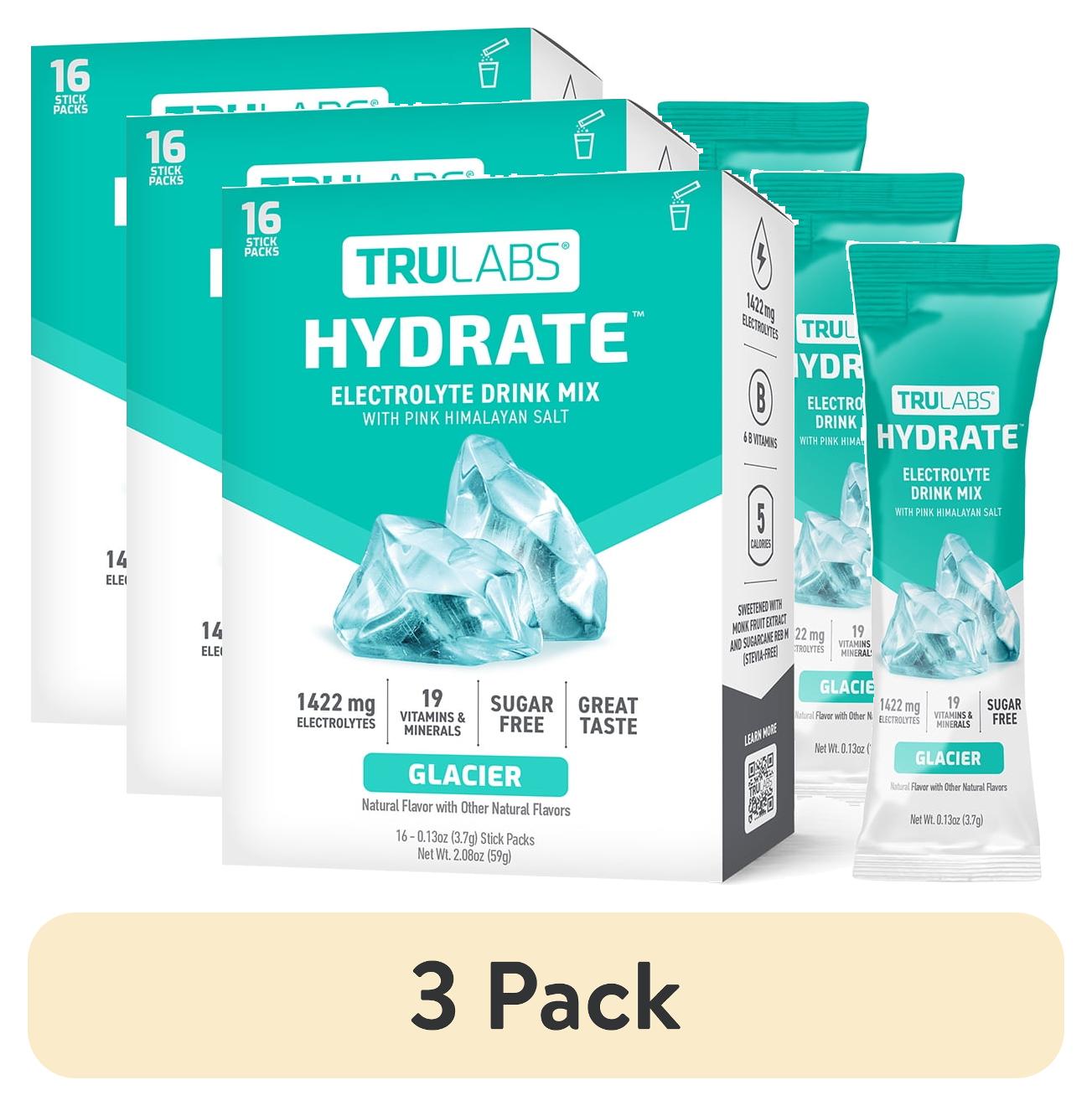 (3 pack) TruLabs Hydrate Glacier, 16 Servings - Walmart.com