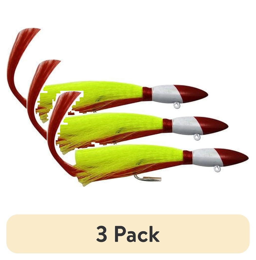 (3 pack) Tsunami Buster Red Tail Jig, Chartreuse & Red, 1 oz - Walmart.com