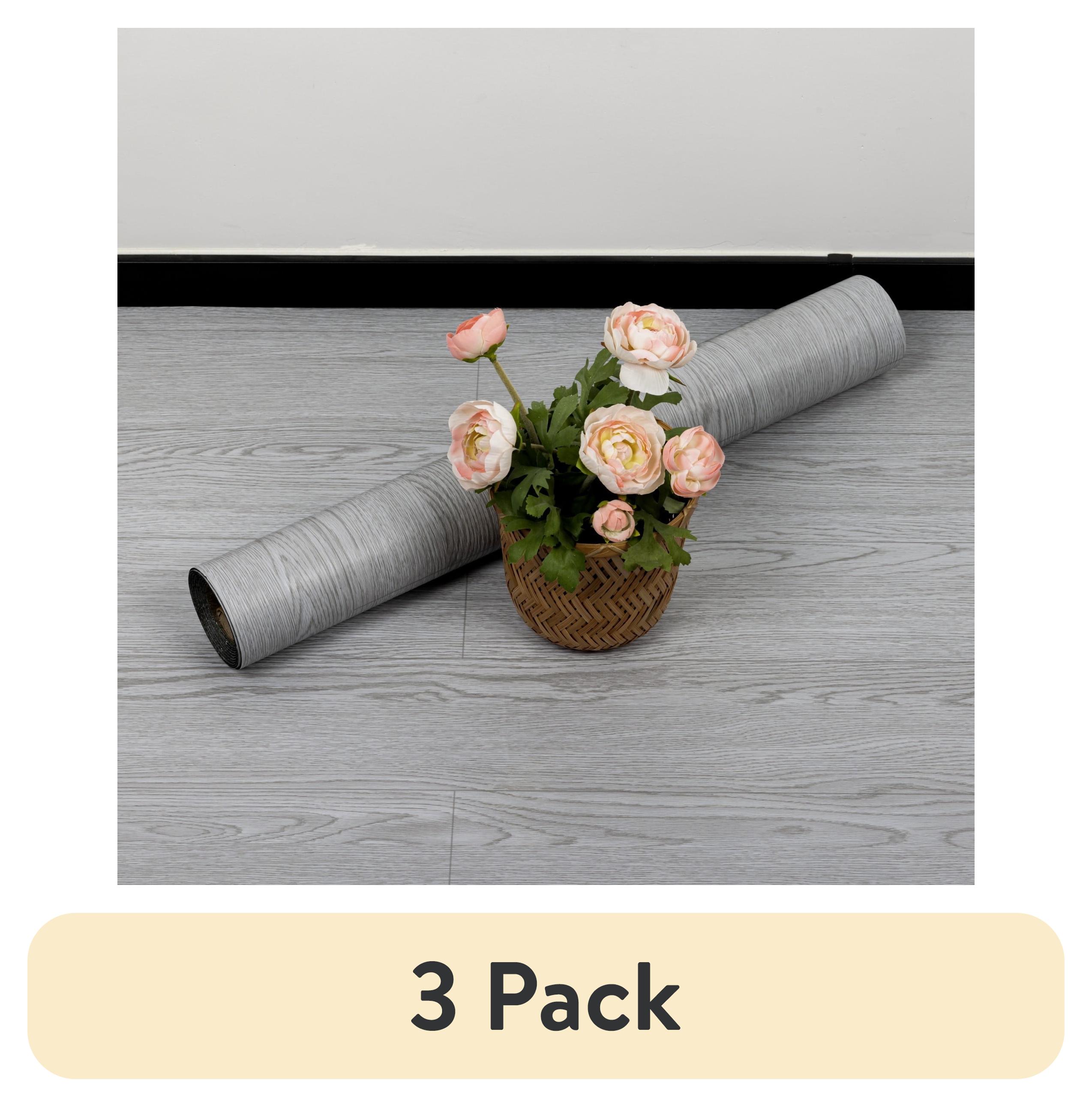 (3 pack) UMIGGEE Gray Peel and Stick Vinyl Flooring Roll 23"x 196"/31 ...