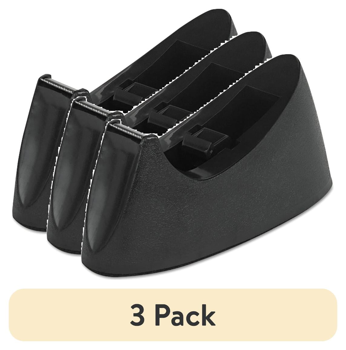 (3 pack) Universal Desktop Tape Dispenser with Weighted Nonskid Base ...