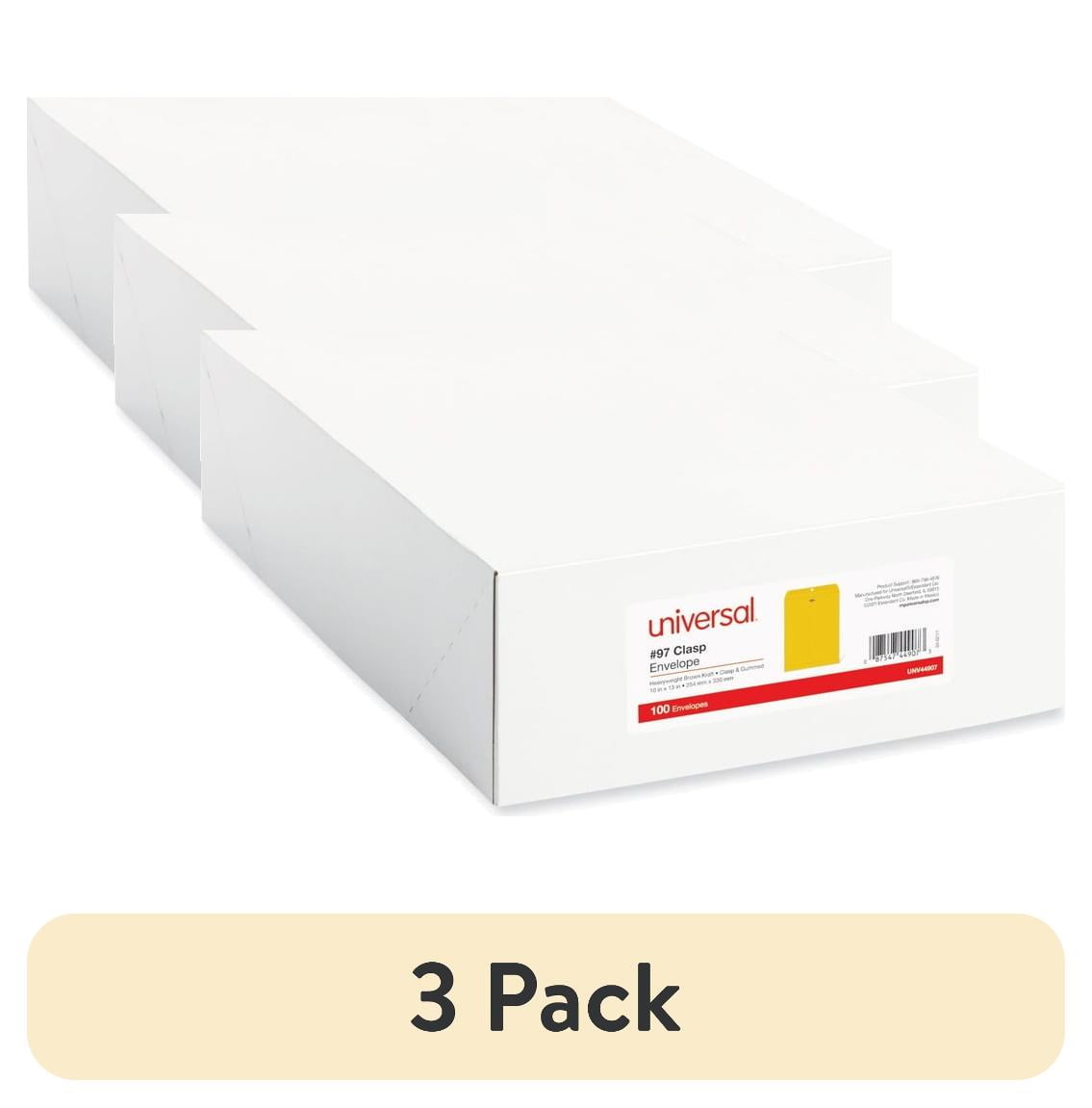 (3 pack) Universal Kraft Clasp Envelope, #97, Cheese Blade Flap, Clasp ...