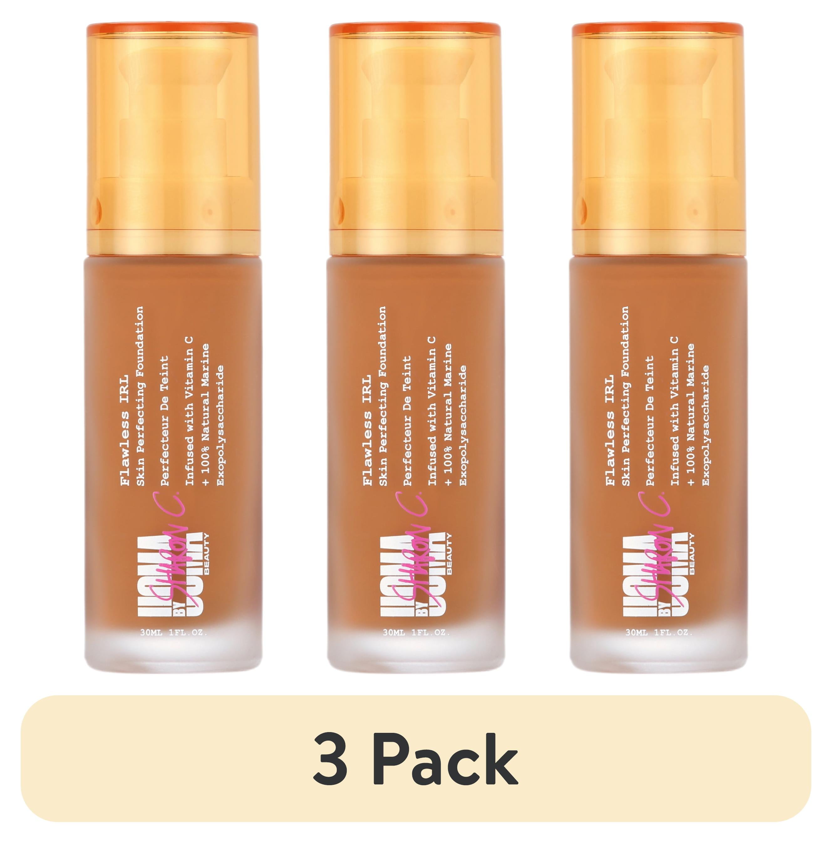 (3 pack) Uoma by Sharon C, Flawless IRL Skin Perfecting Foundation Brown Sugar T2 - Walmart.com
