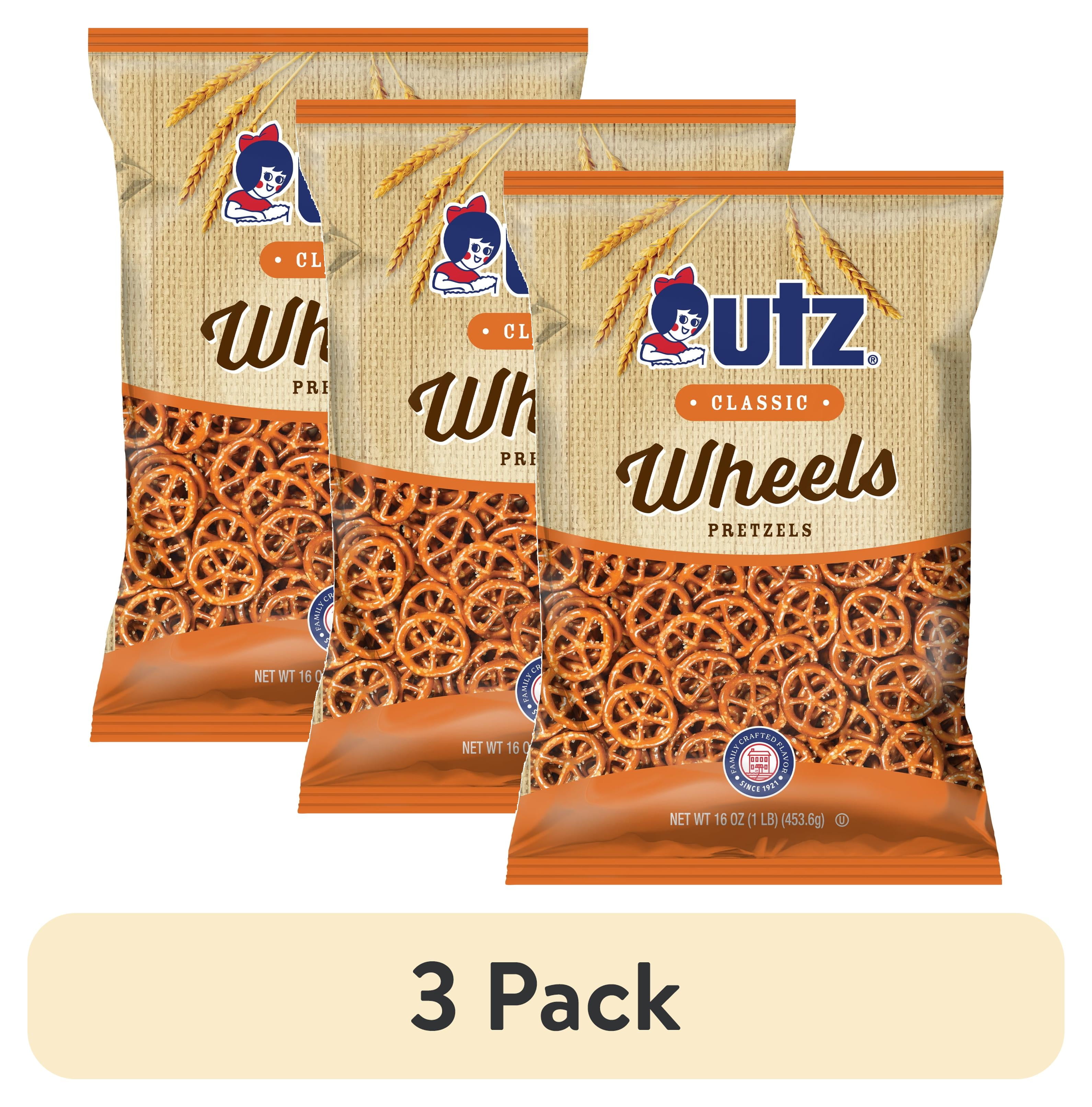 (3 pack) Utz Classic Wheels Pretzels, 16 oz Bag - Walmart.com