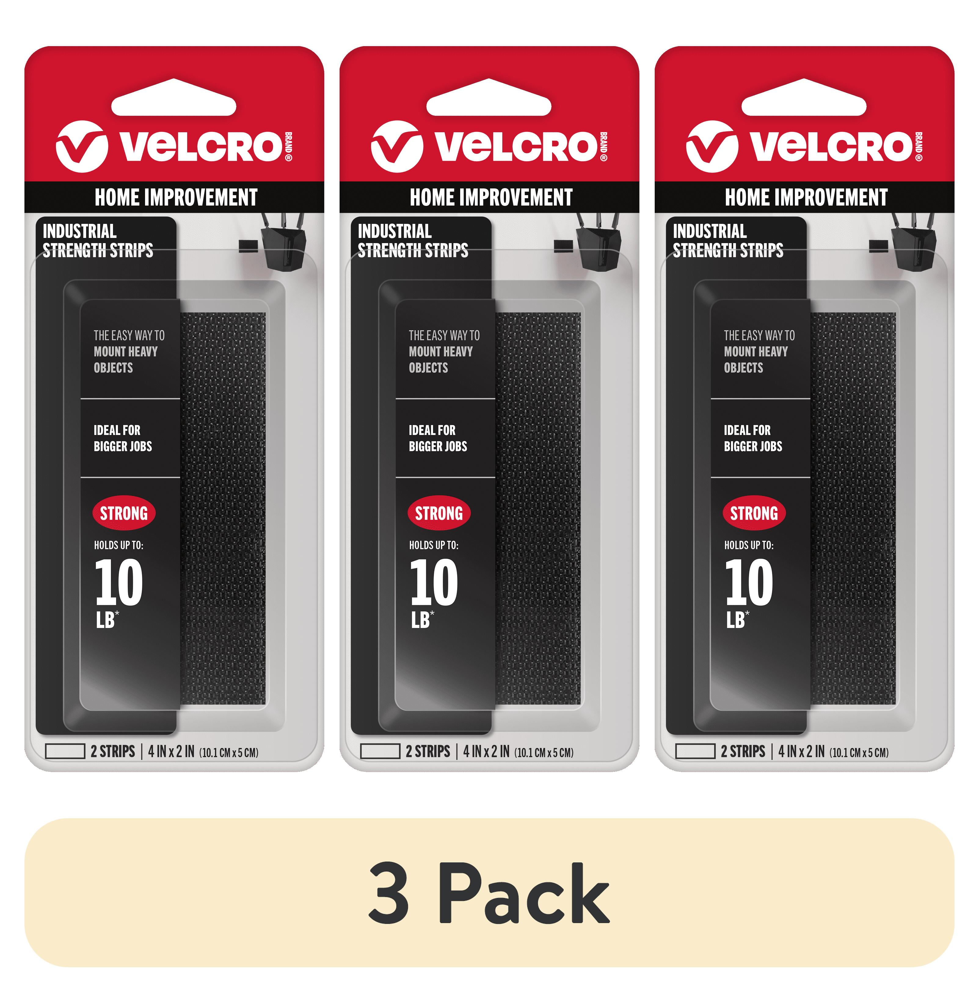 (3 pack) VELCRO Brand Industrial Strength, Indoor & Outdoor Use ...