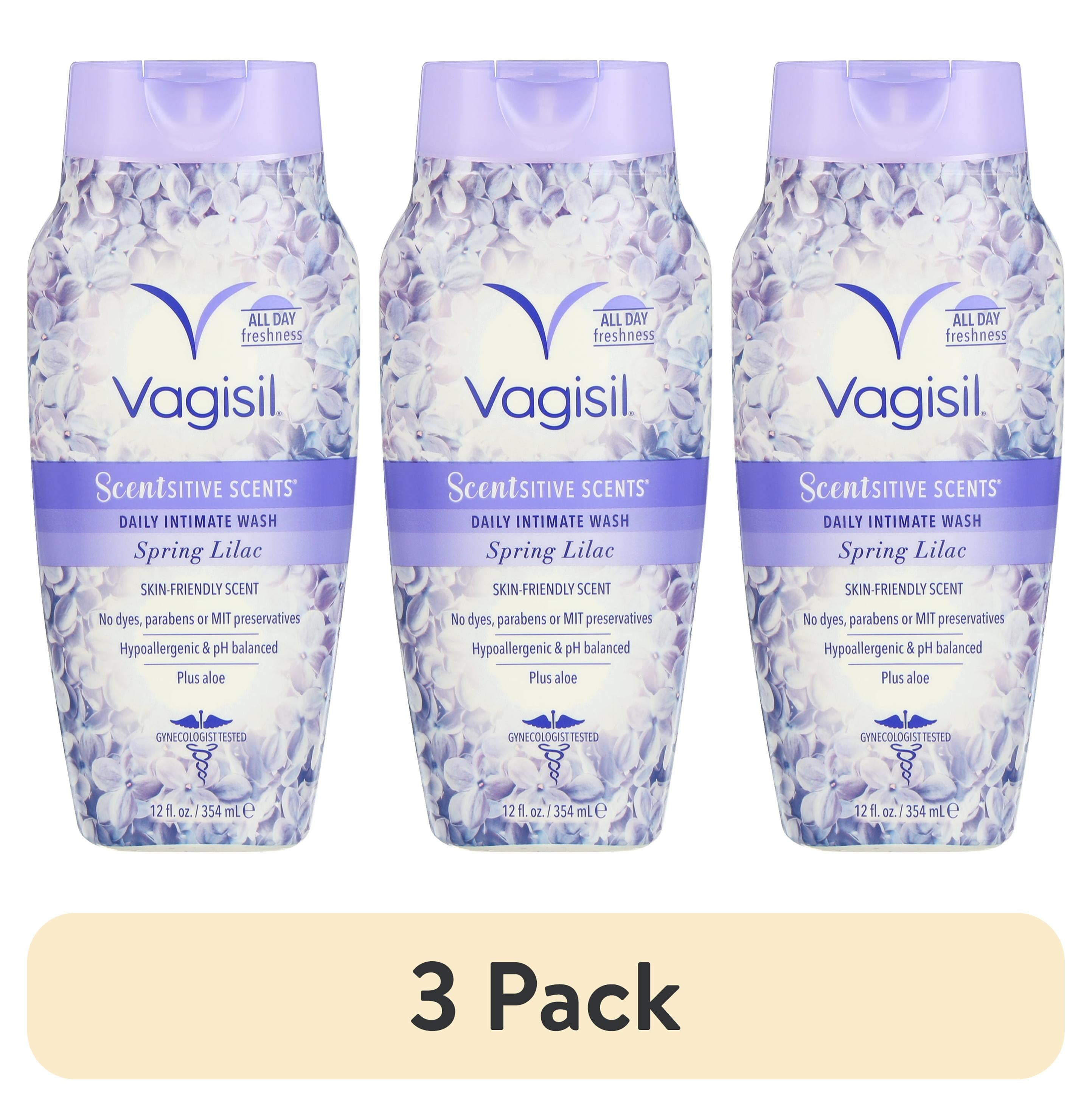 (3 pack) Vagisil Sensitive Scents Feminine Wash, Spring Lilac Scent, 12 ...