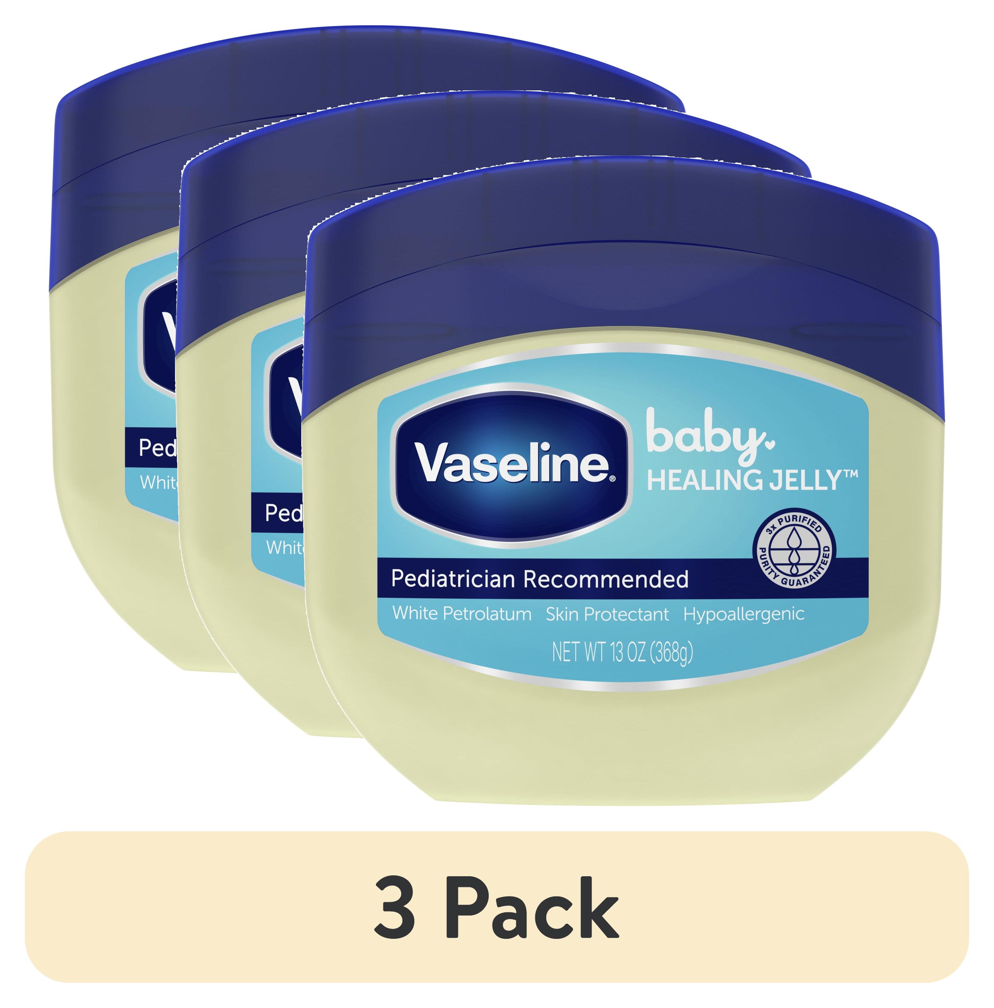 (3 pack) Vaseline Baby Healing Petroleum Jelly Unscented for Diaper ...