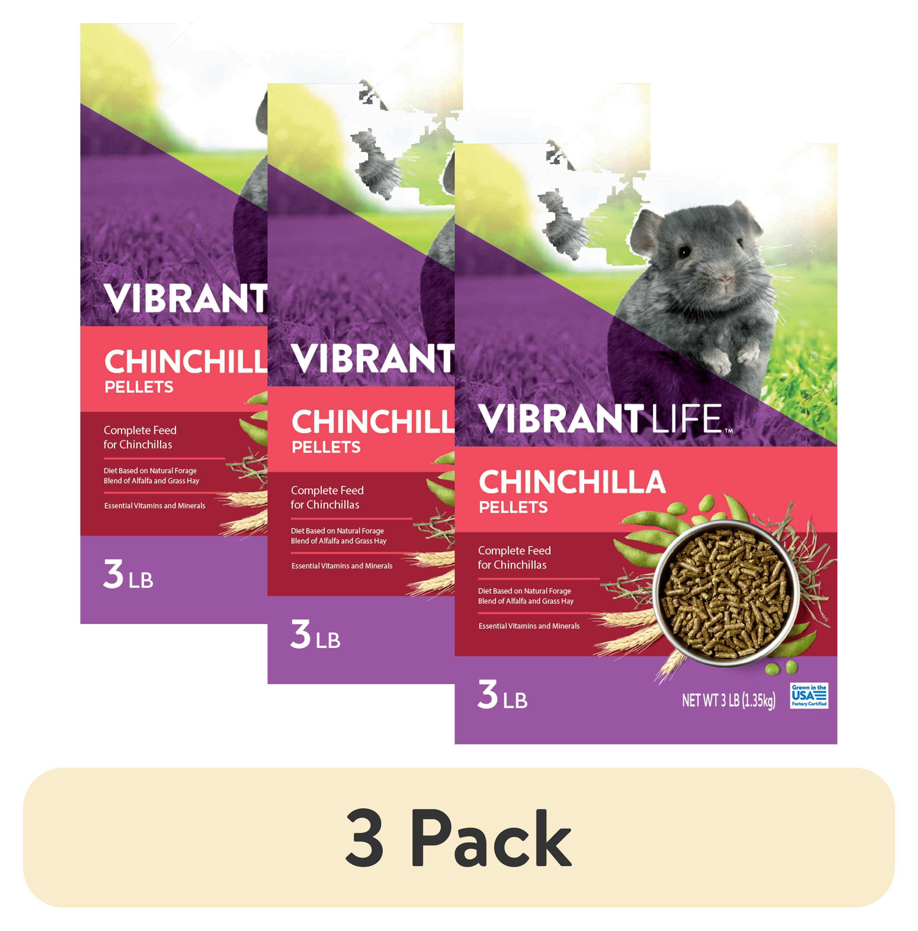 (3 pack) Vibrant Life Chinchilla Diet 3LB - Walmart.com