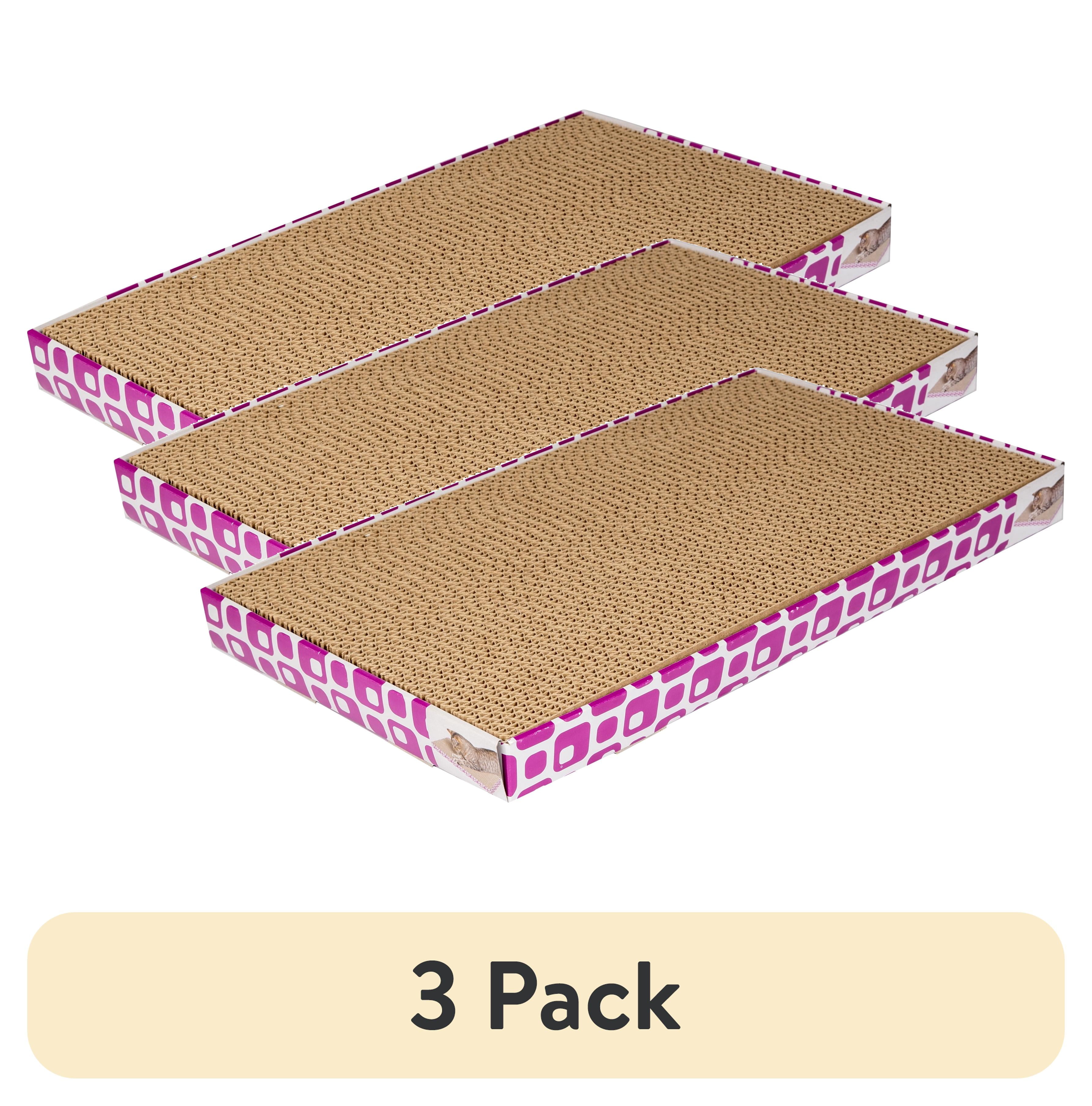 (3 pack) Vibrant Life Durable Corrugated Cardboard Cat Scratching Pad ...