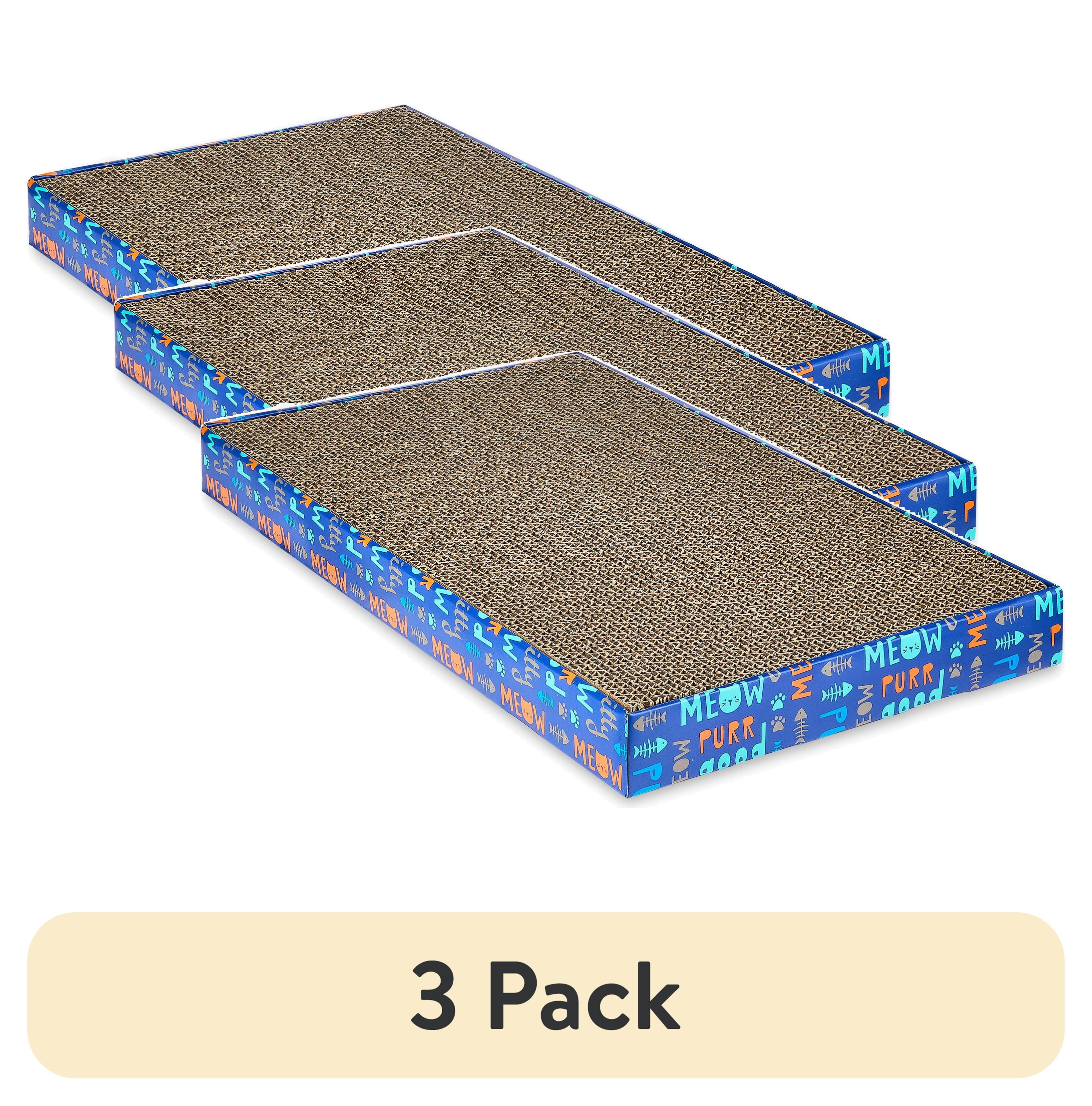 (3 pack) Vibrant Life XL Durable Multicolored Corrugated Cardboard Cat ...