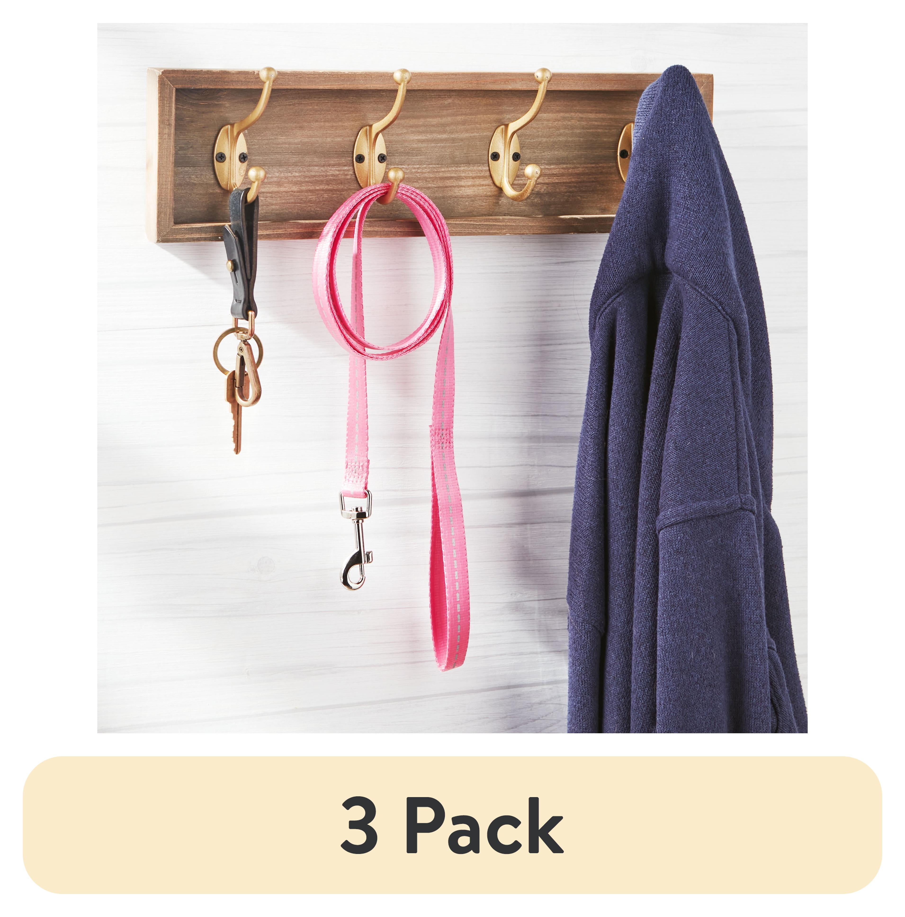 (3 pack) Vibrant Life 5' Reflective Polyester Dog Leash, Pink, Medium ...