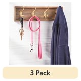 (3 pack) Vibrant Life 5' Reflective Polyester Dog Leash, Pink, Medium ...
