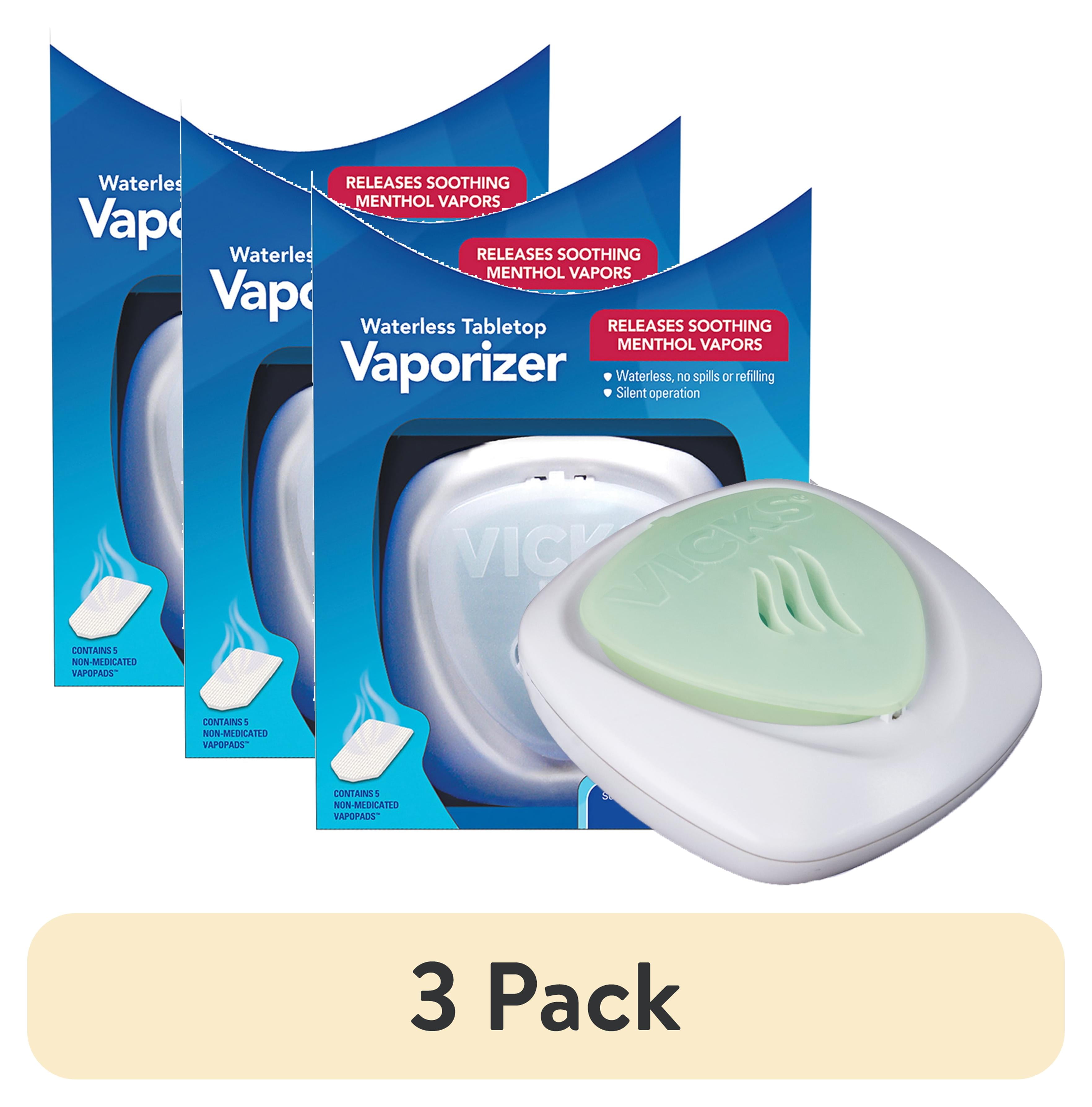 (3 pack) Vicks Waterless Vaporizer, 50 sq. ft., V1800 - Walmart.com