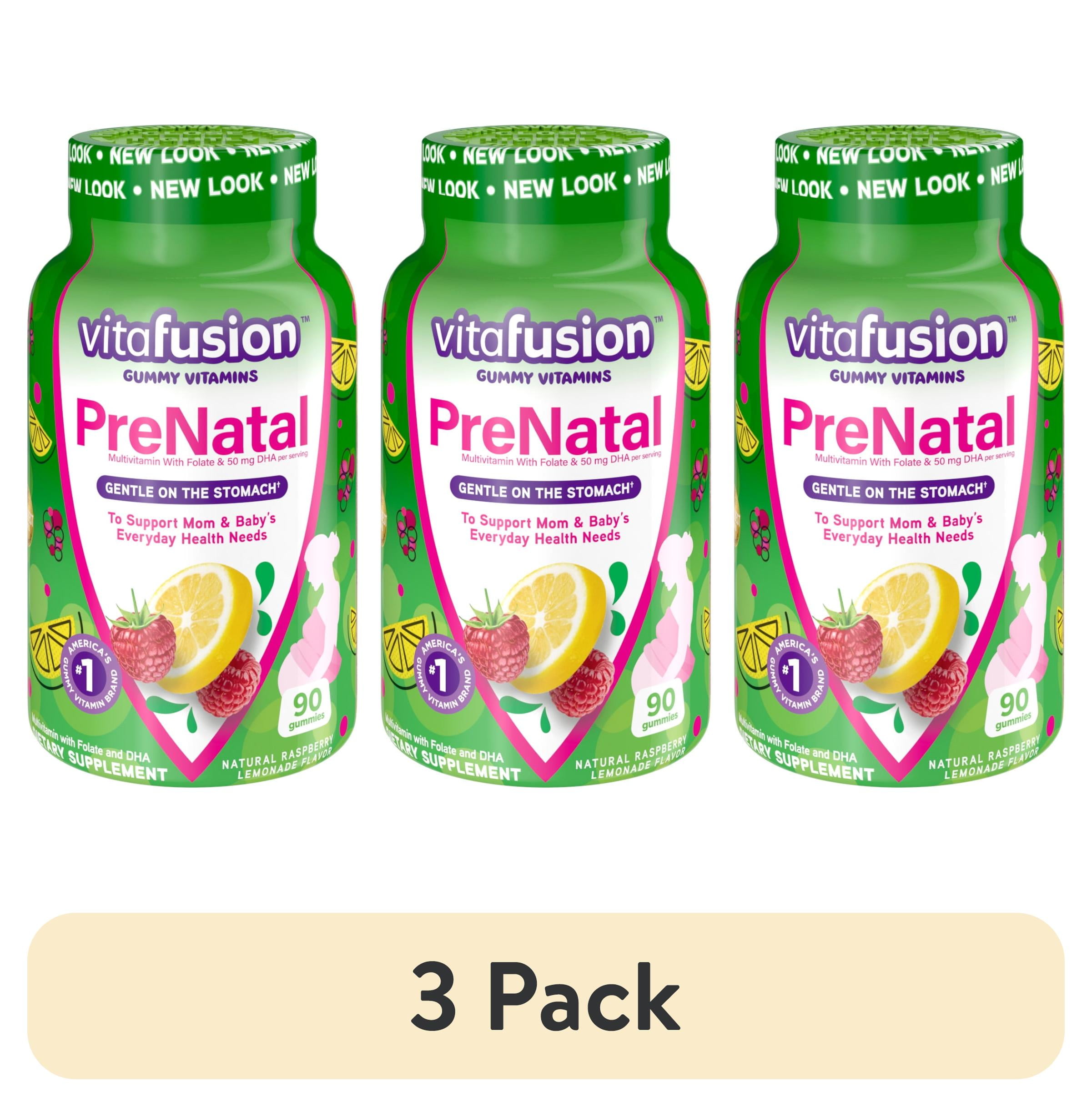(3 pack) Vitafusion PreNatal Multivitamin Adult Gummies - 90 Count Each ...