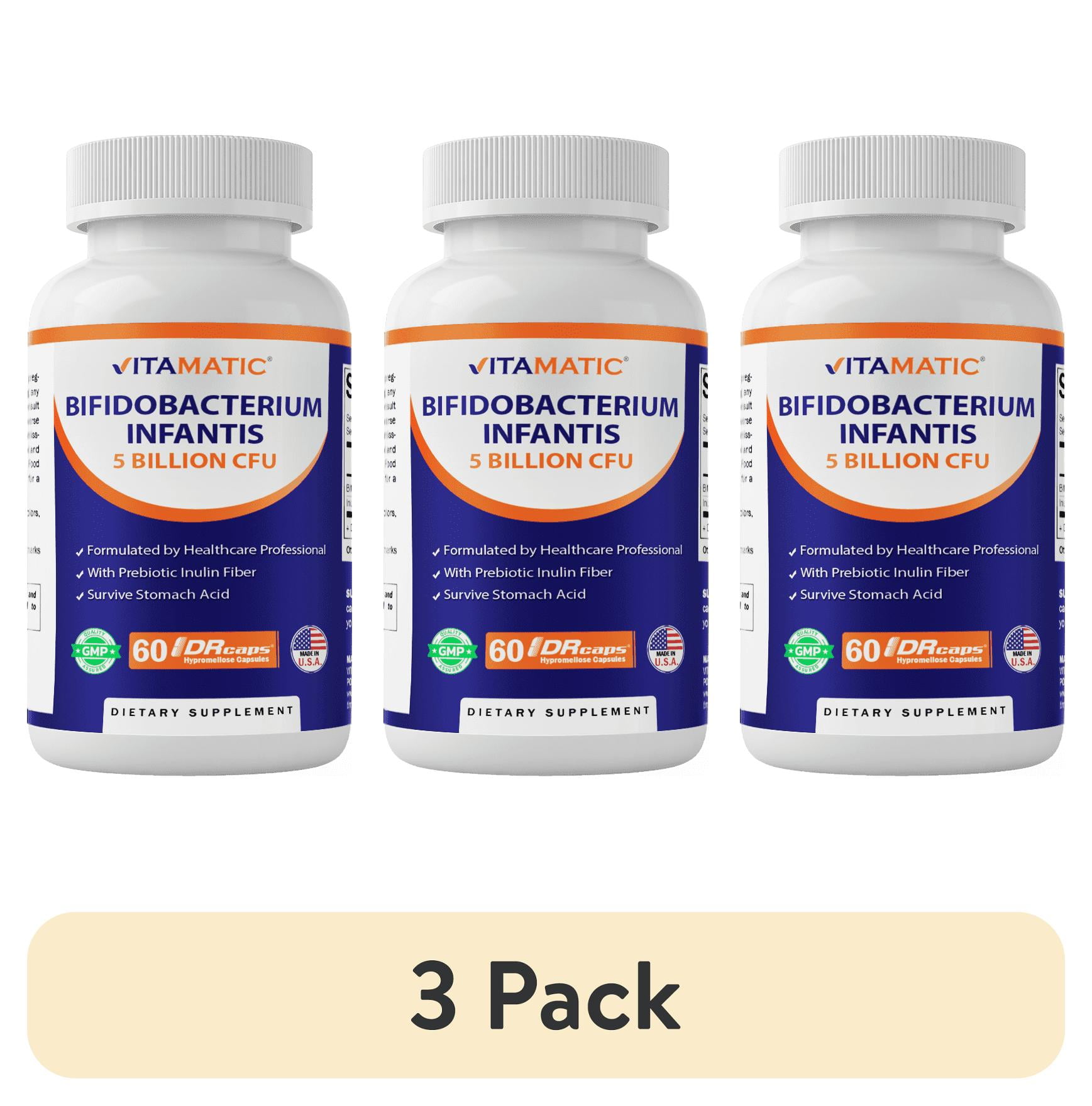 (3 pack) Vitamatic Bifidobacterium Infantis - 5 Billion per DR Capsule ...