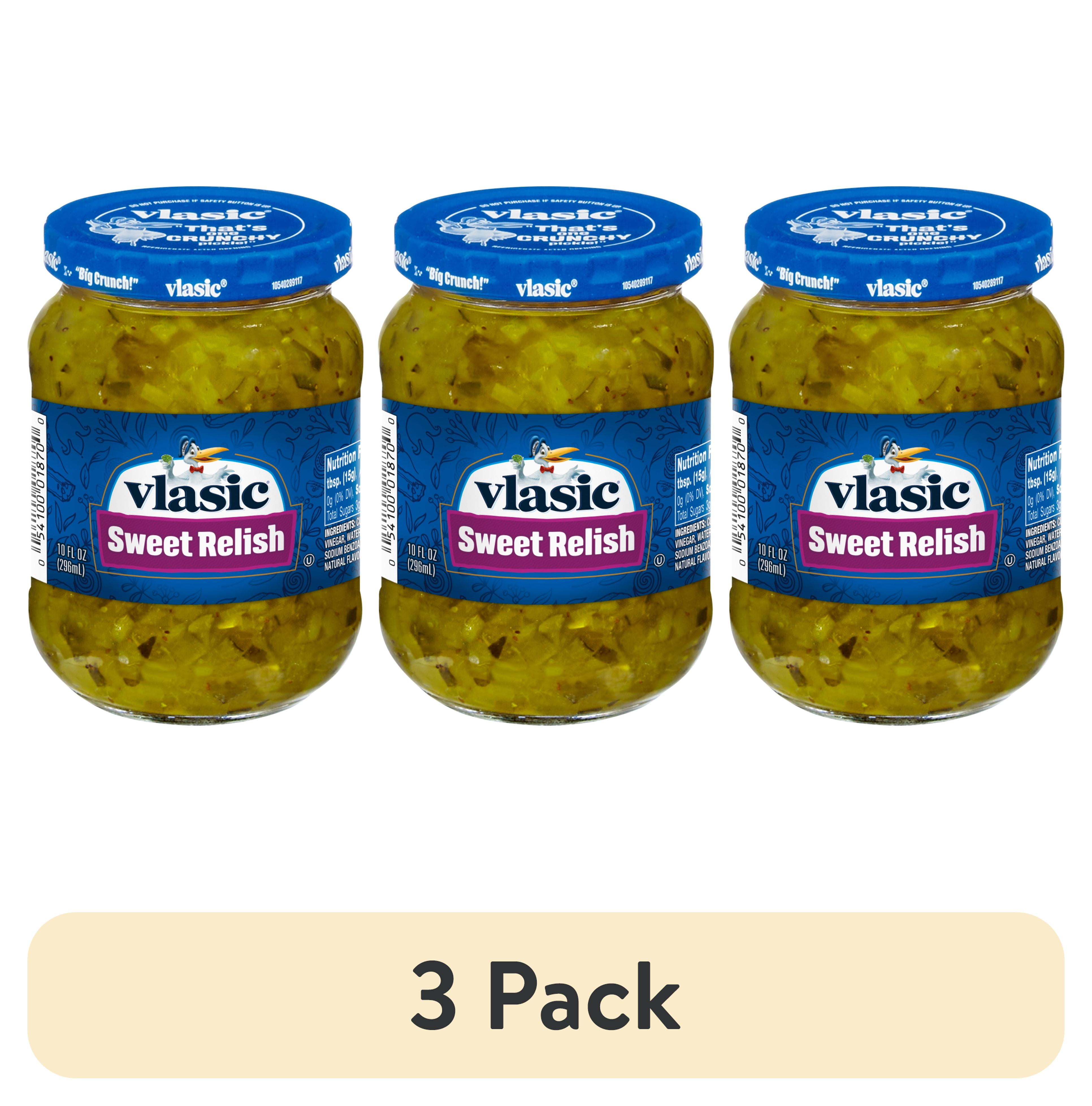 (3 pack) Vlasic Kosher Sweet Pickle Relish, 10 fl oz - Walmart.com