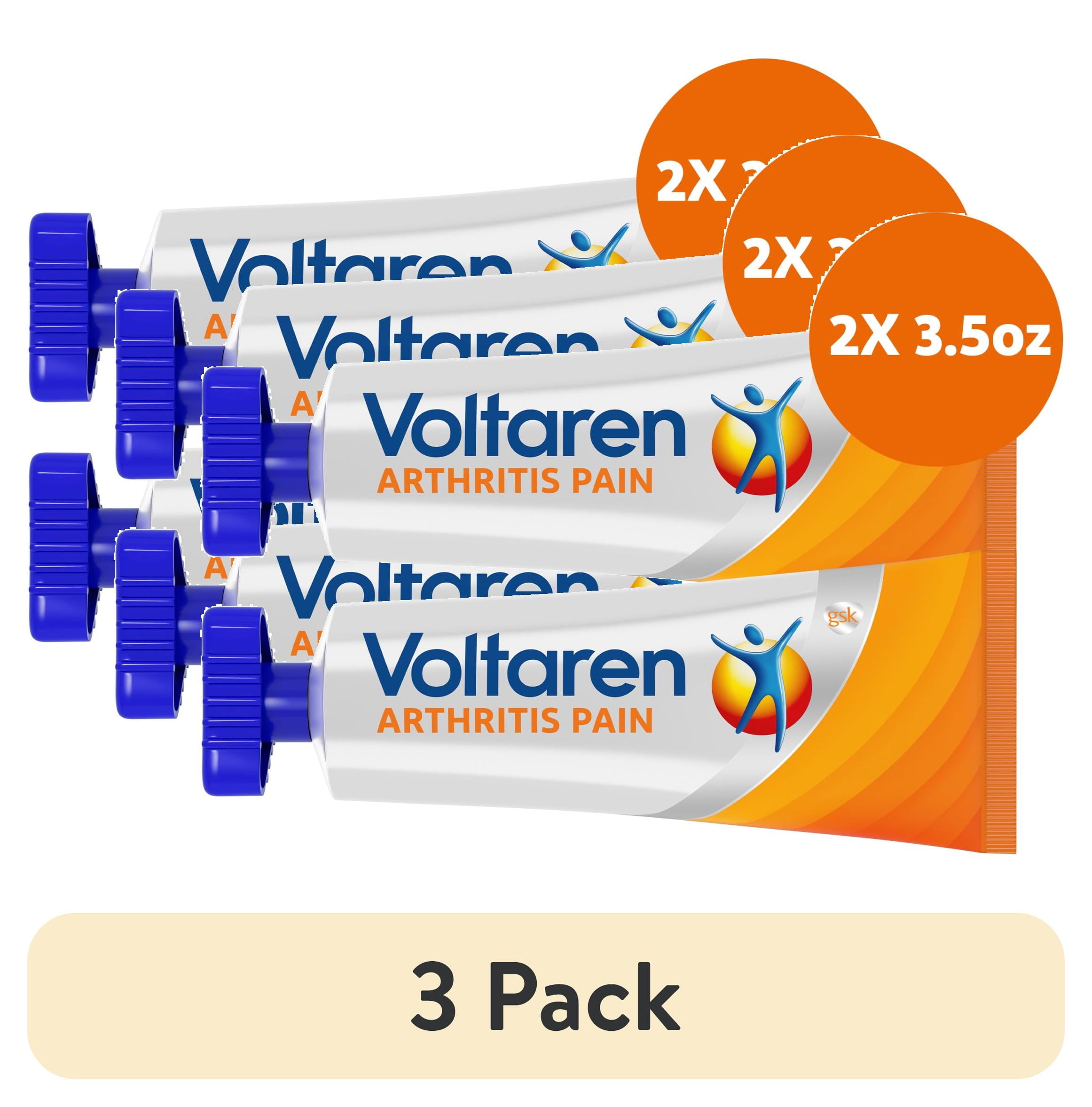 (3 pack) Voltaren Topical Arthritis Medicine Gel for Arthritis Pain ...