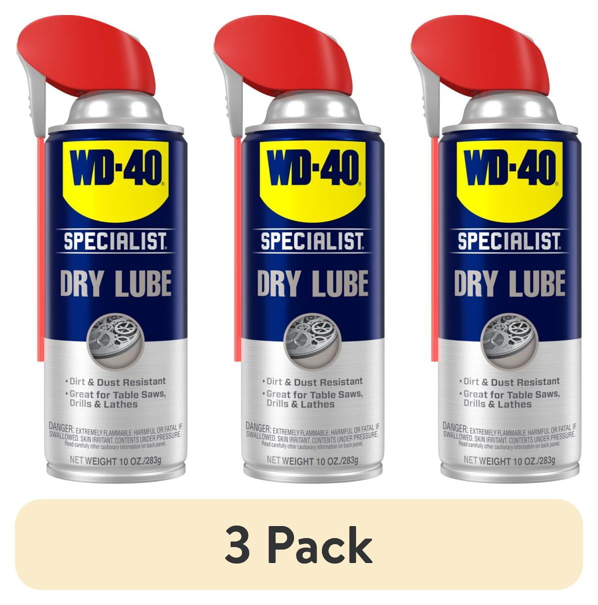 (3 pack) WD-40 Specialist Dry Lube, Long-Lasting Lubricant with Smart ...