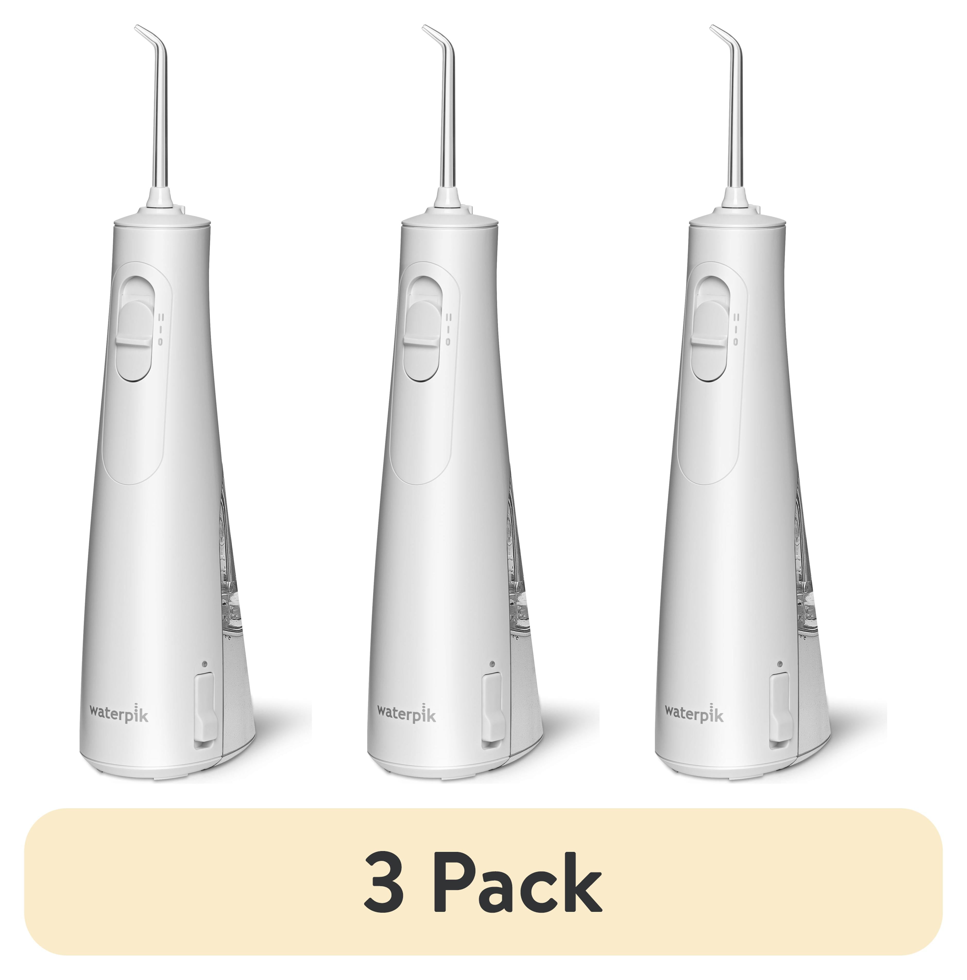(3 pack) Waterpik Cordless Enhance Water Flosser with 2 Settings, 2 ...