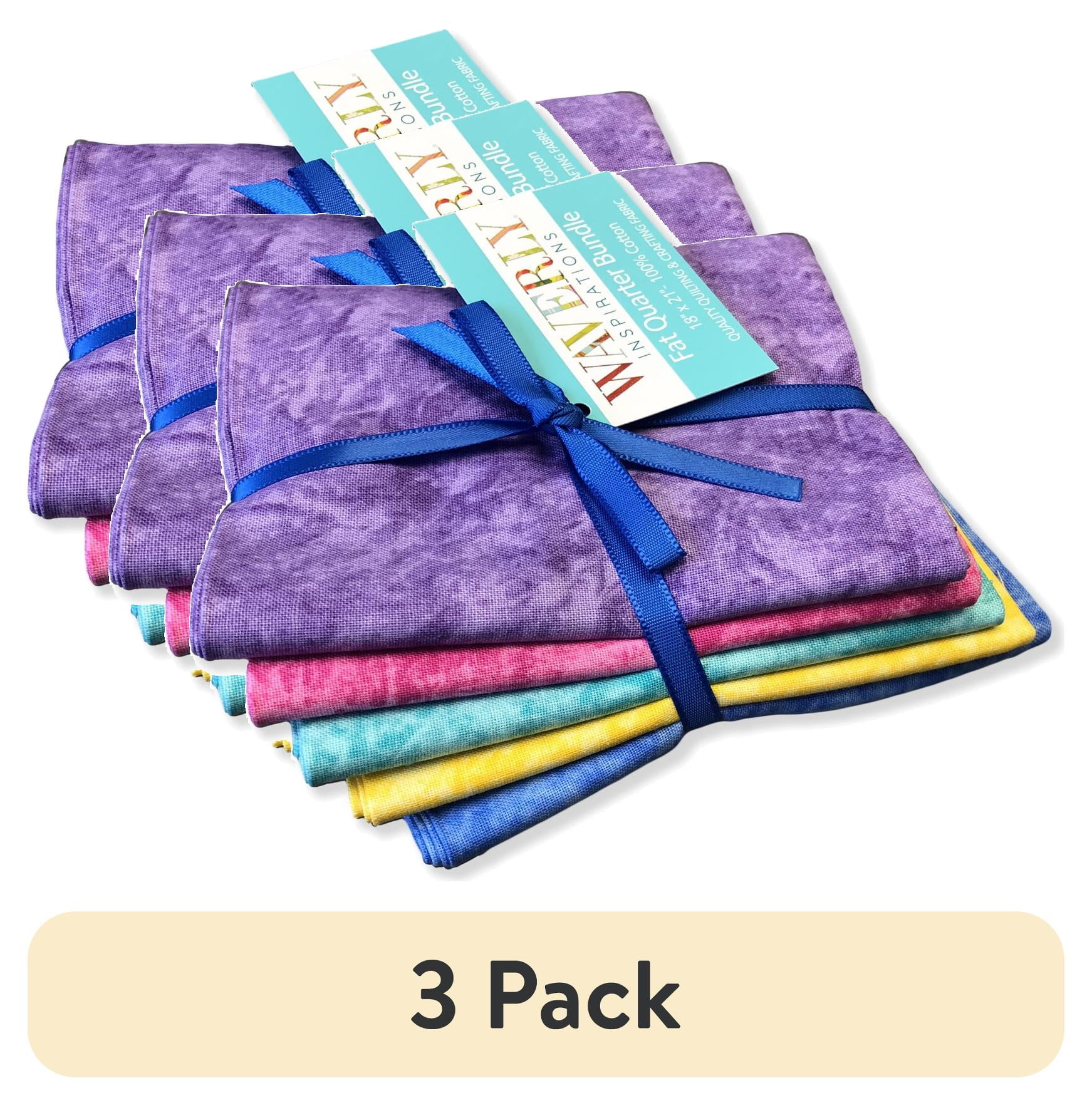 (3 pack) Waverly Inspirations 100% Cotton 18" x 21" Fat Quarter Batik ...
