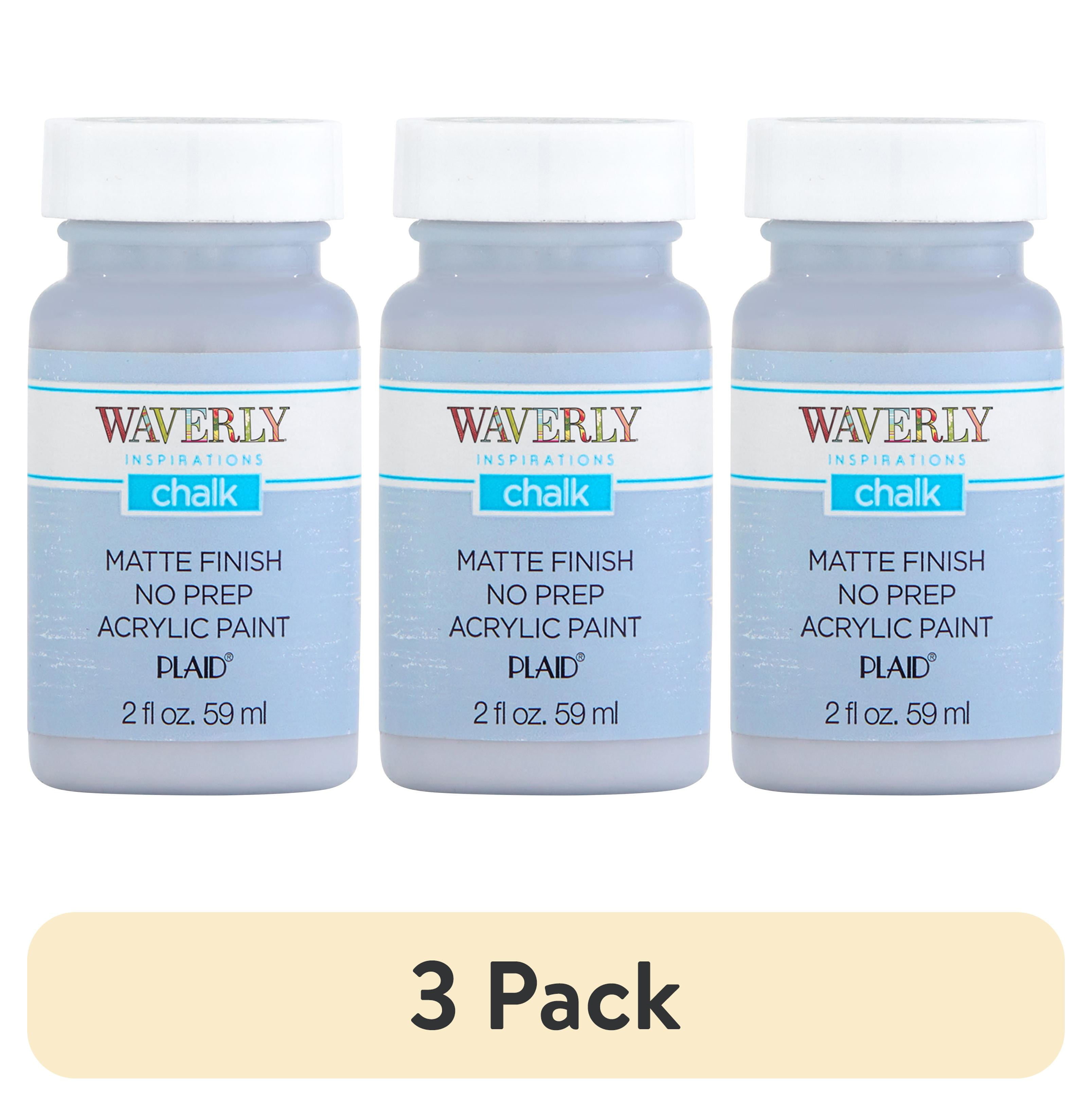 (3 pack) Waverly Inspirations Chalk Paint, Ultra Matte, Silver Lining ...