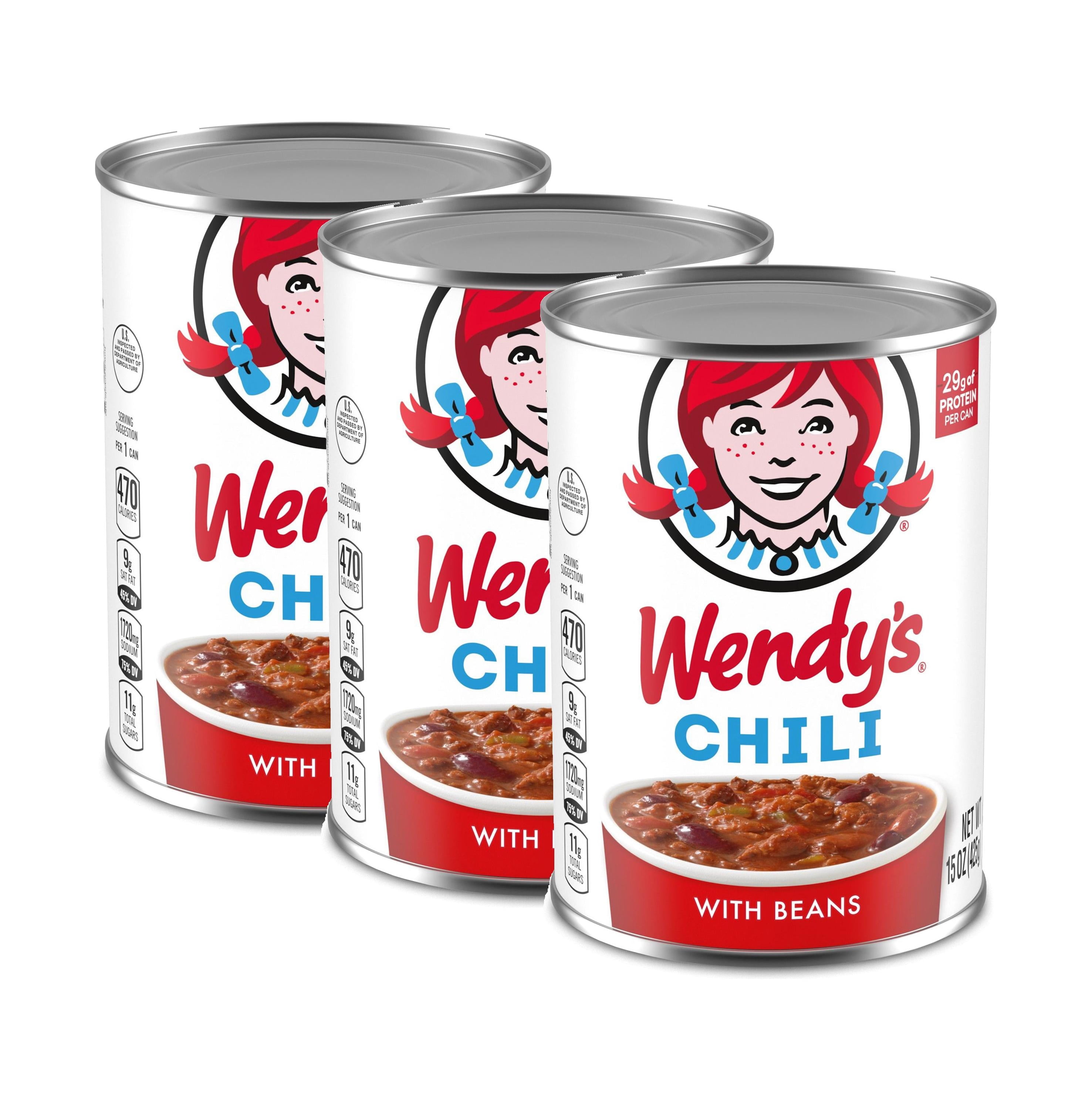 Wendys Canned Chili: Convenient Office Lunch Option - Walmart Business ...
