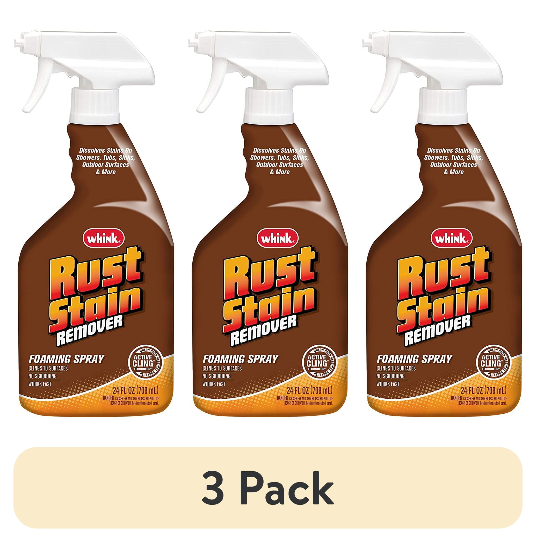 (3 pack) Whink 24 oz. Rust Stain Remover Foaming Spray 349944 - Walmart.com