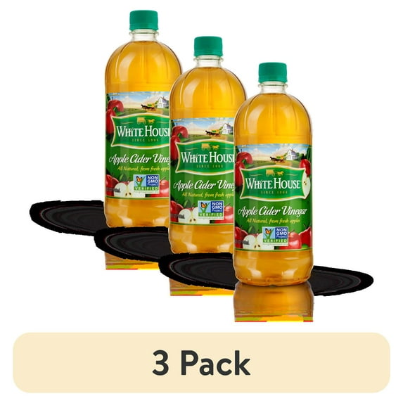 (3 pack) White House Apple Cider Vinegar, 32 oz - Walmart.com