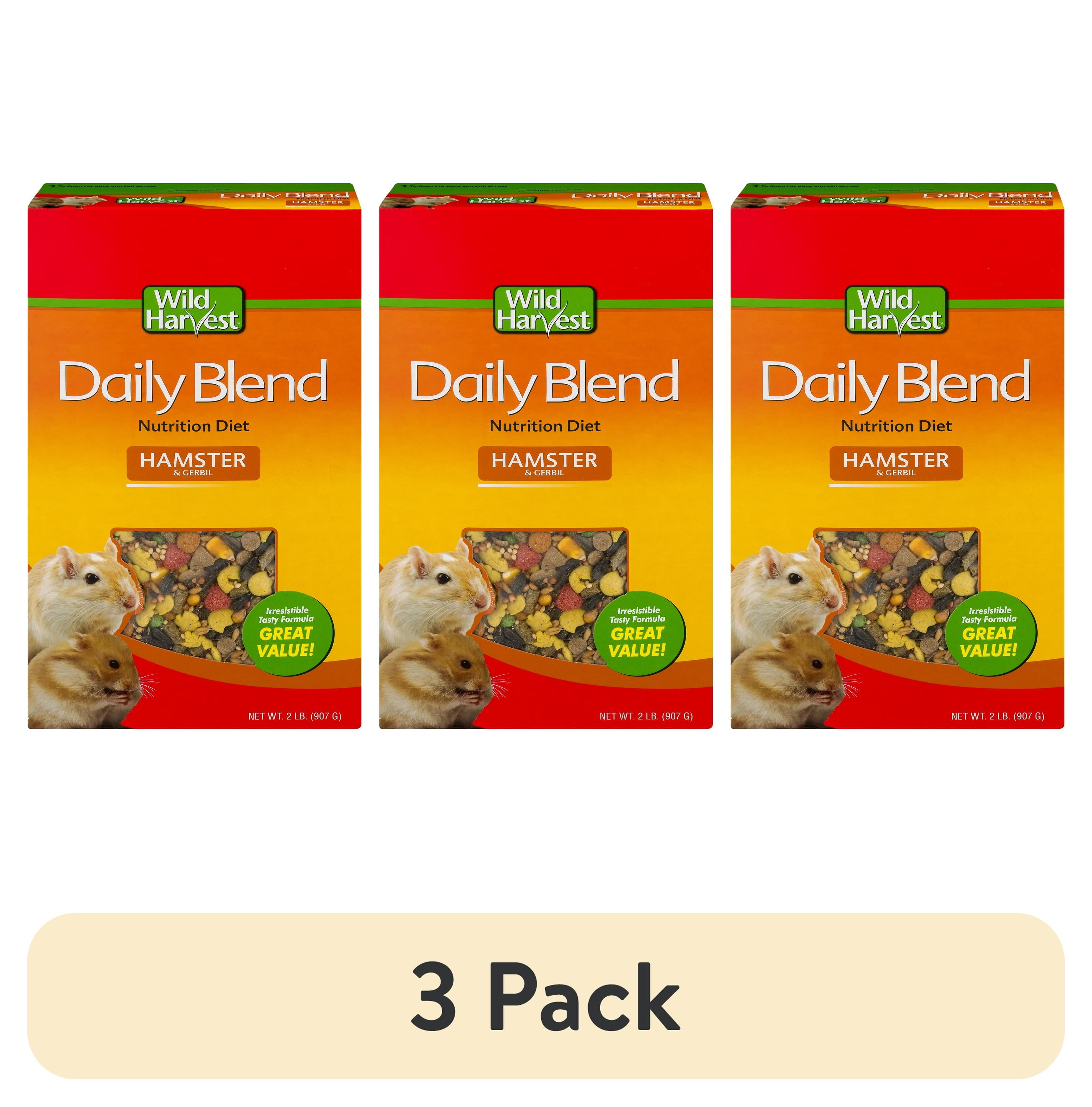 (3 pack) Wild Harvest Daily Blend Nutrition Diet for Hamsters and ...