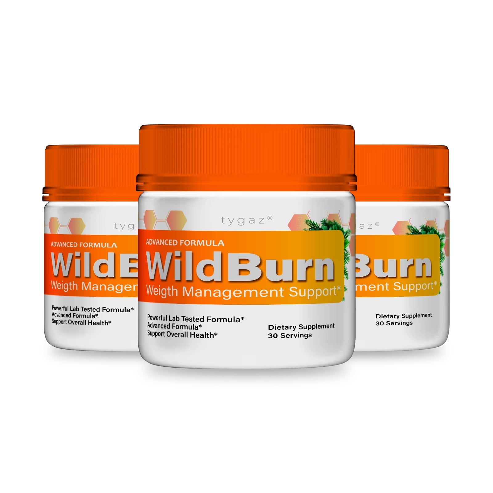 (3 pack ) WildBurn - Wild Burn Powder Supplement - Walmart.com