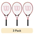 Wilson Federer 25 Inch Junior Tennis Racket 3 Pack Ages 9-10 Durable ...