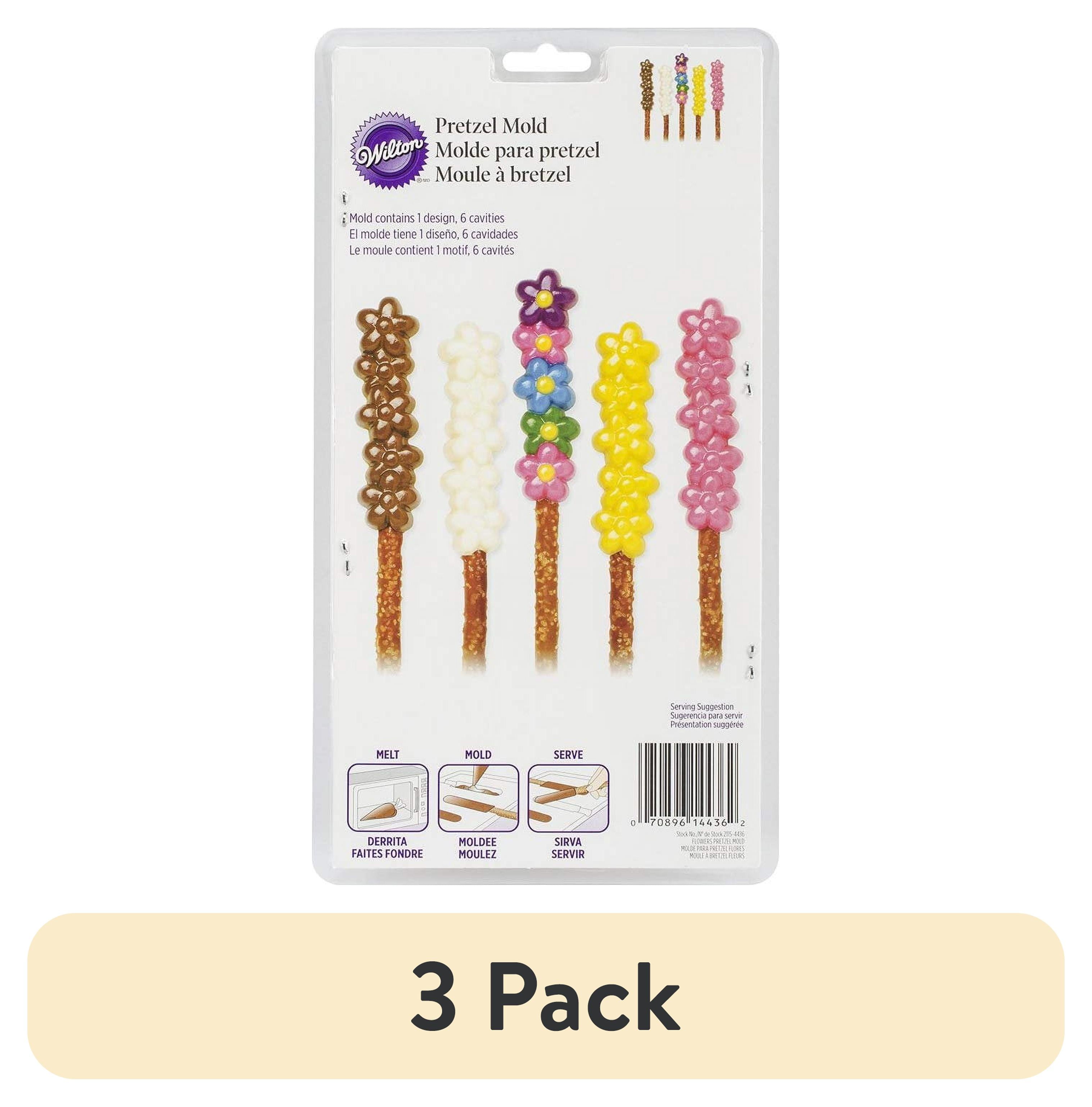 (3 pack) Wilton Flowers Pretzel Mold - Walmart.com