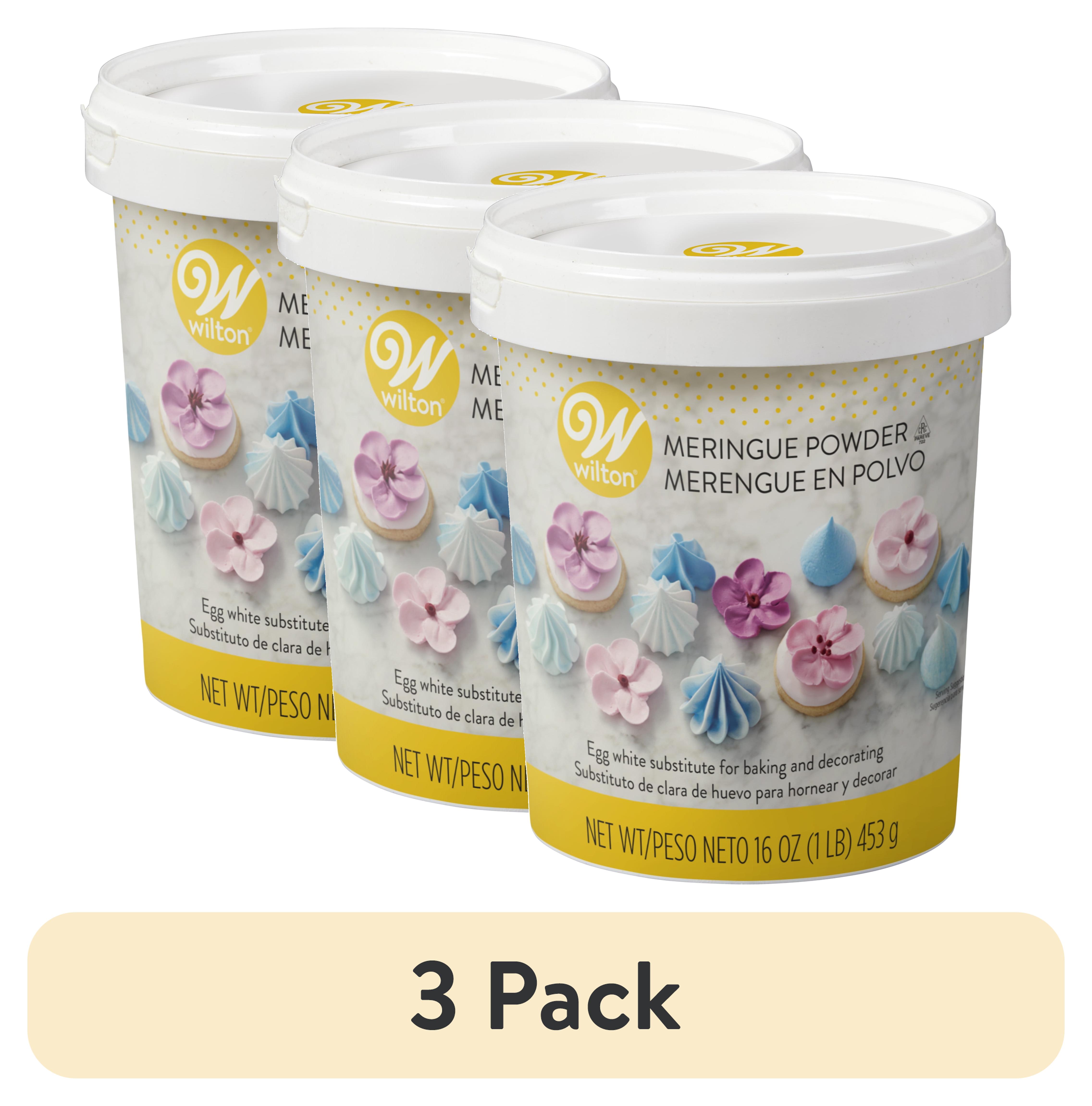 (3 pack) Wilton Meringue Powder for Baking, Kosher Certified, Royal ...