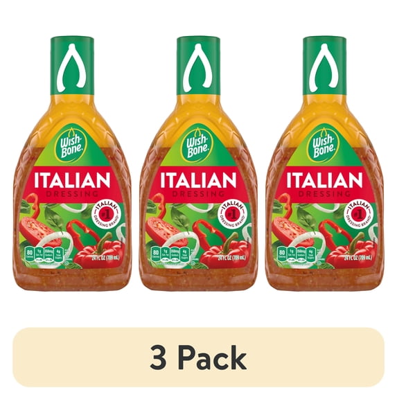 (3 pack) Wish-Bone Italian Salad Dressing, 24 fl oz - Walmart.com