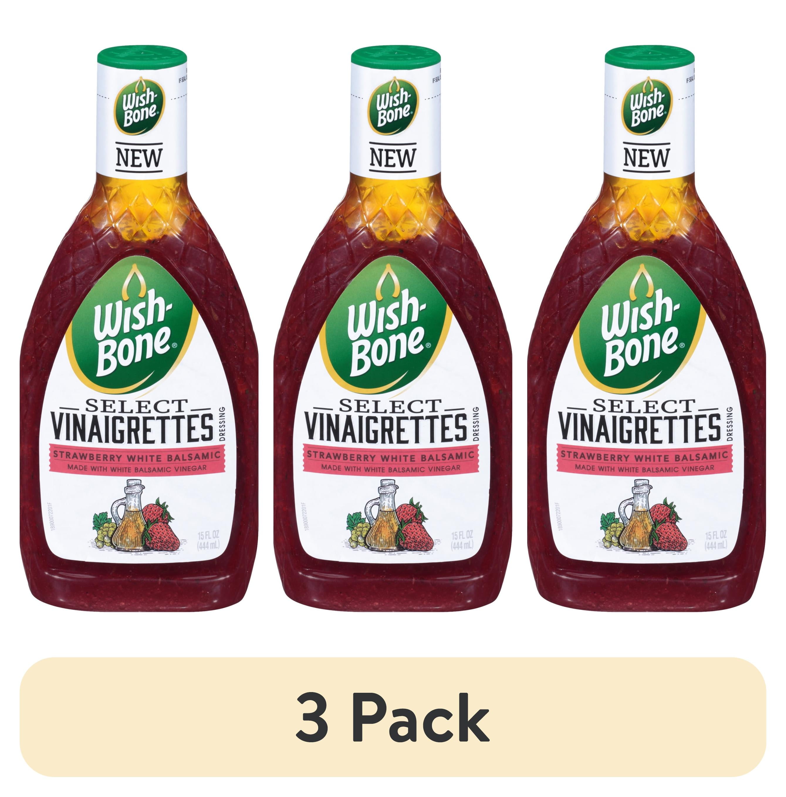 (3 pack) Wish-Bone Vinaigrettes Strawberry White Balsamic Salad ...
