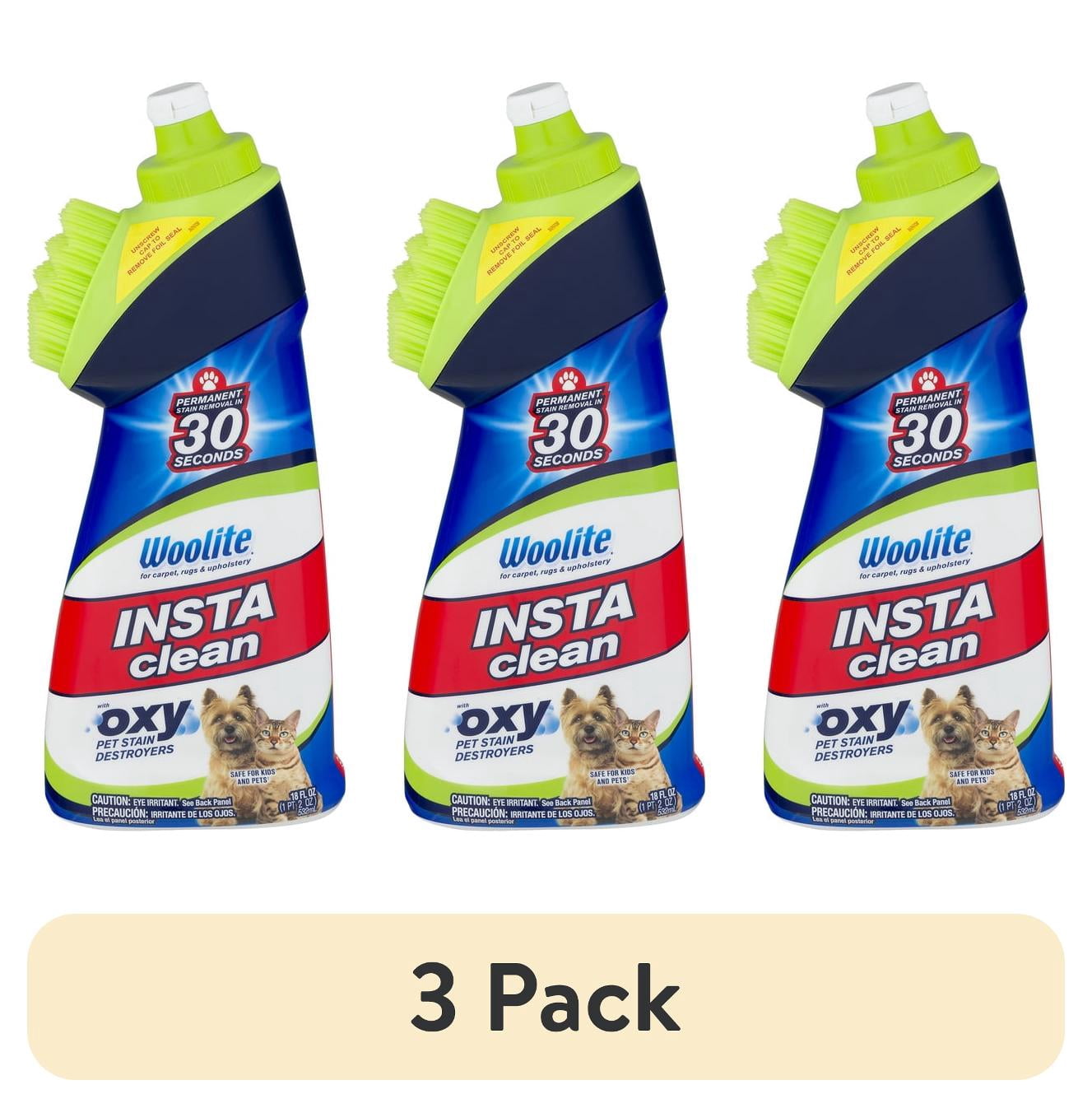 (3 pack) Woolite InstaClean with Oxy Pet Stain Destroyers, 18 oz ...