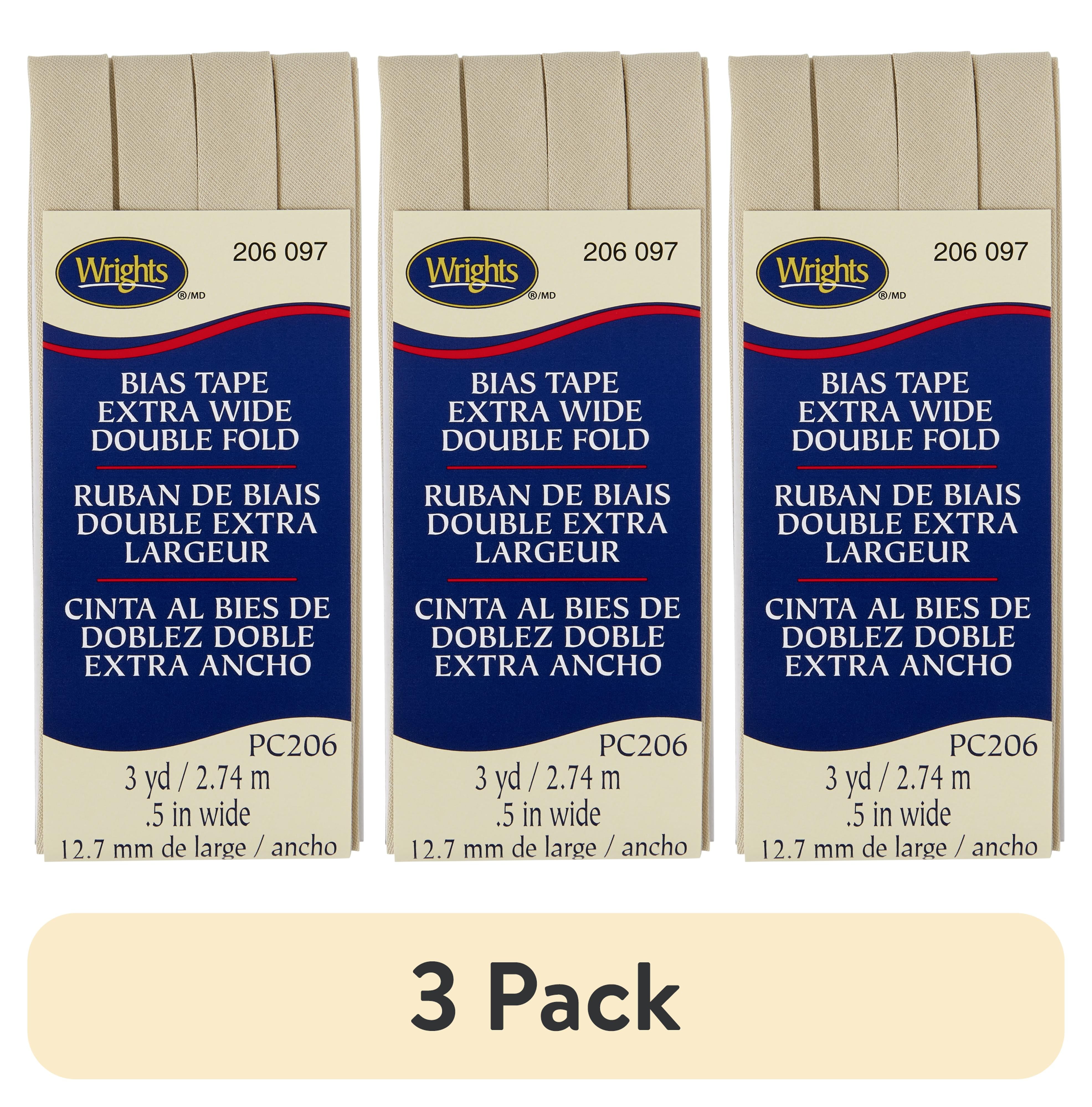 (3 pack) Wrights Khaki 1/2