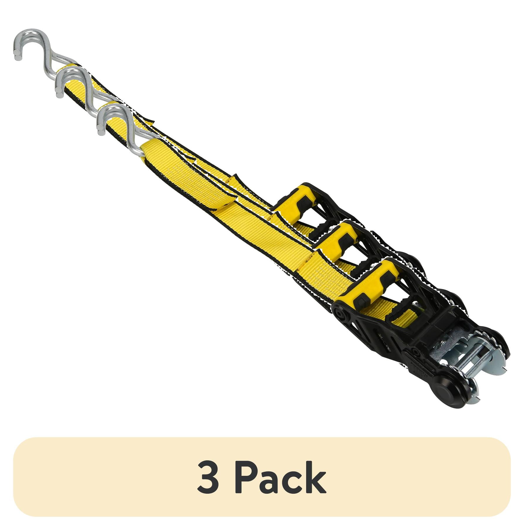 (3 pack) Xstrap 1.5”x14' Aluminium Tie-Down Ratchet 1666lbs WLL with ...