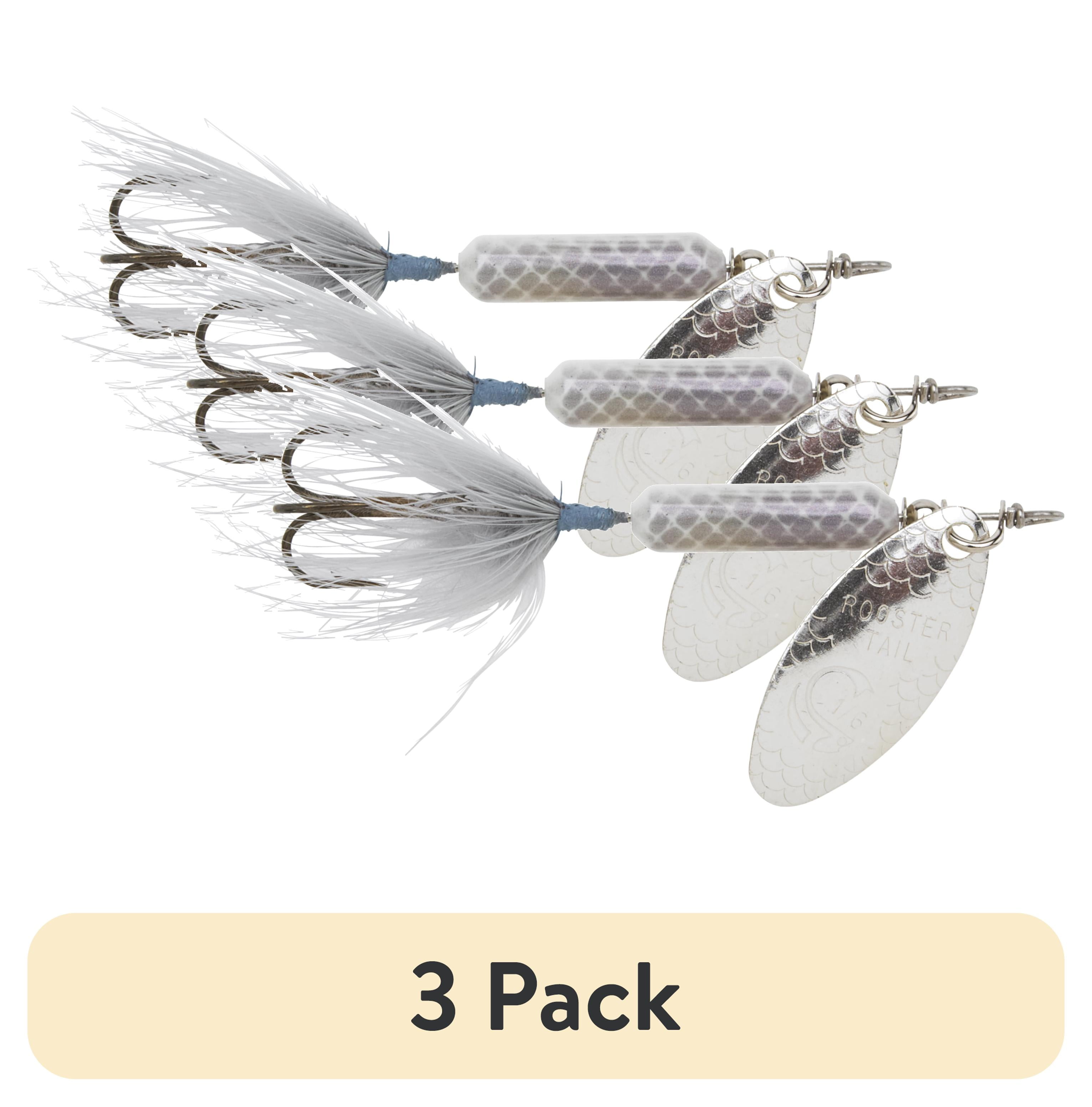 (3 pack) Yakima Bait Worden's Original Rooster Tail Fishing Lure, Gray ...