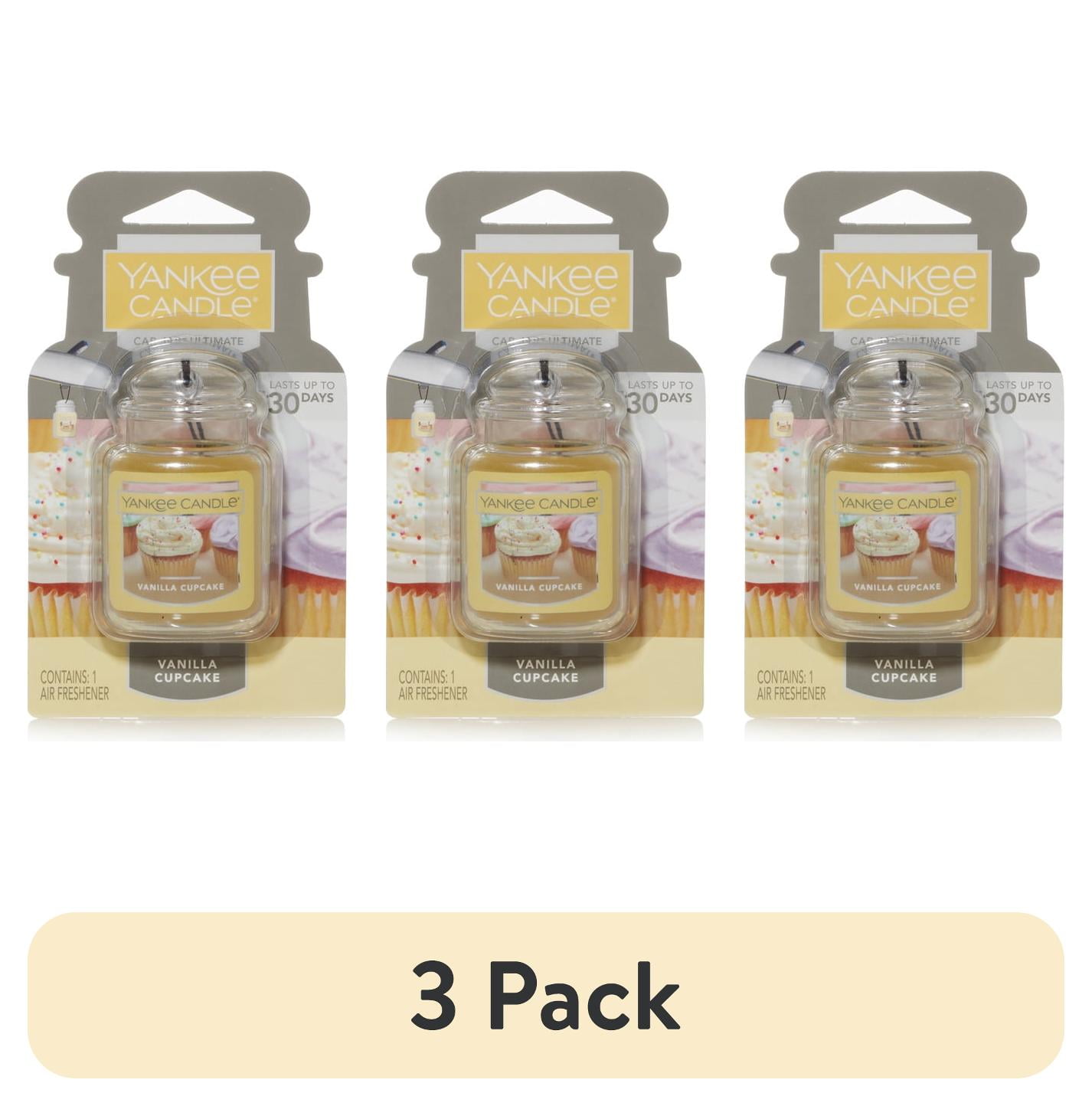 (3 pack) Yankee Candle Car Jar Ultimate Vanilla Cupcake Scent Air ...