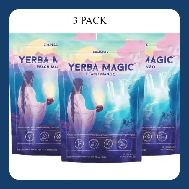 3 pack Yerba Mate Instant Tea Powder, 3-in-1 Super Drink | Yerba Magic ...
