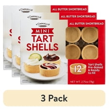 Paris Gourmet Mini French 1.9" Small Round Sweet Tart Shells - 12ct ...