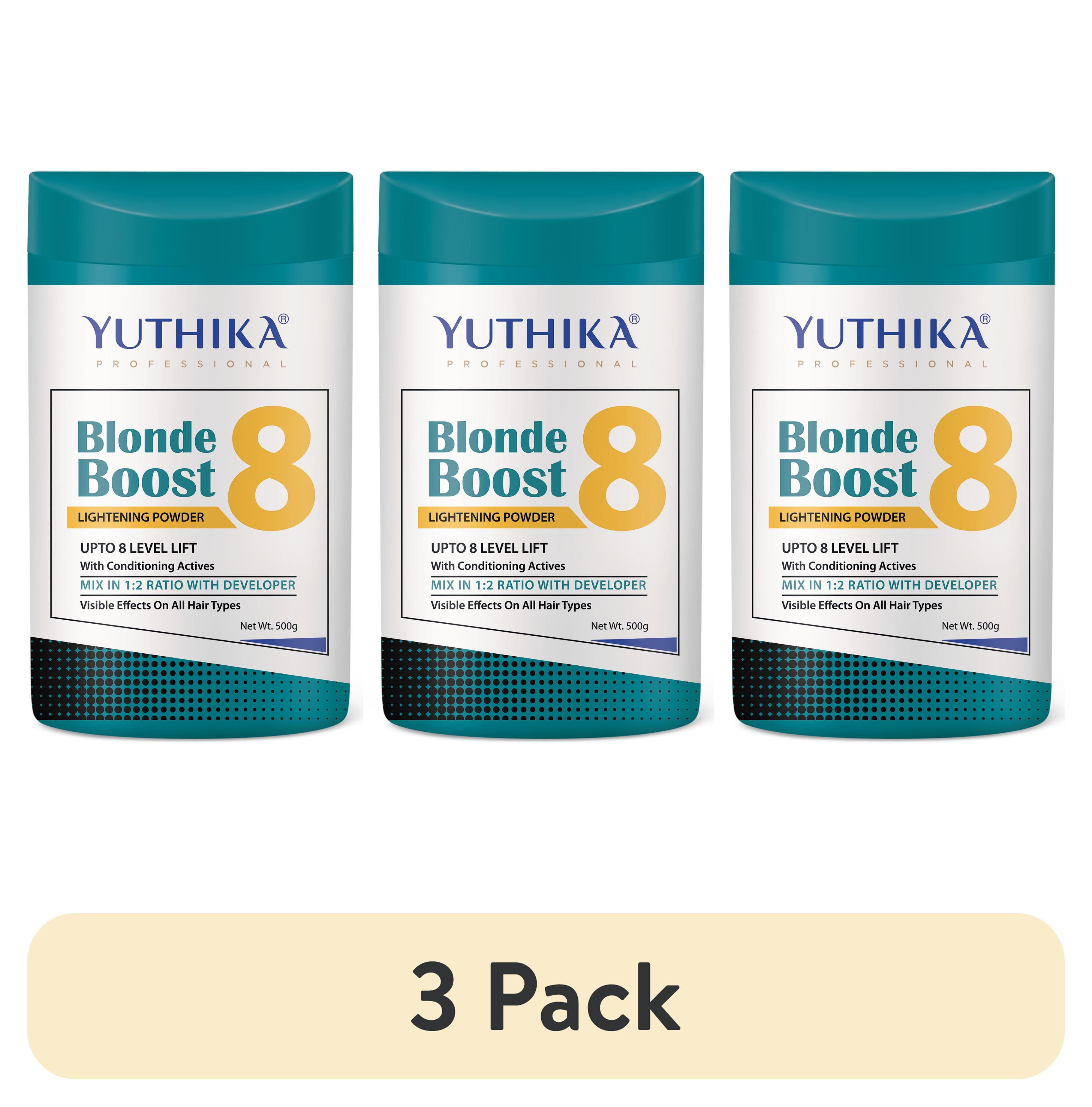 (3 pack) Yuthika 17.64 oz Blonder Bleaching Powder for Hair, Lightener ...