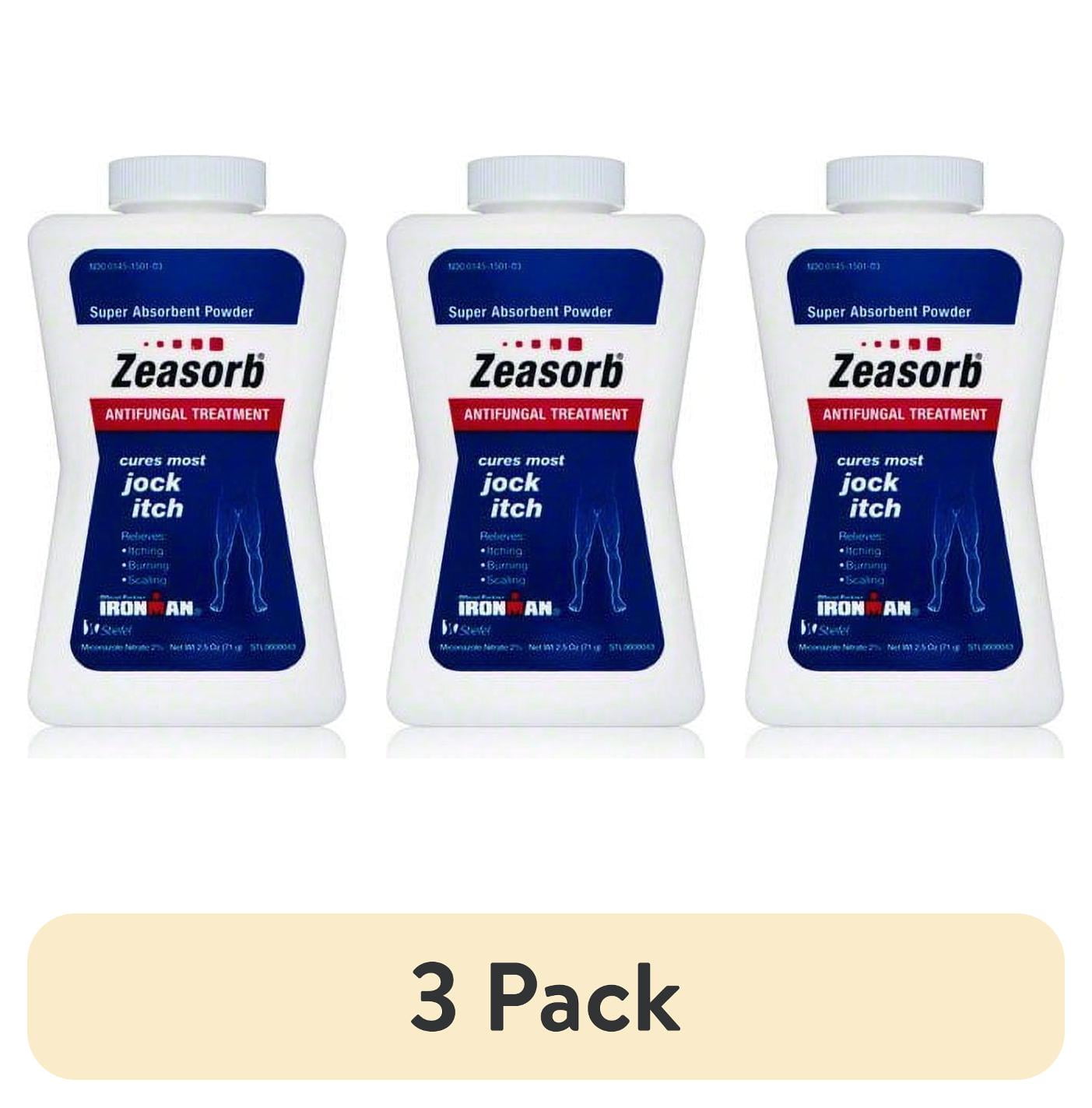 (3 pack) Zeasorb Super Absorbent Antifungal Treatment Powder for Jock ...