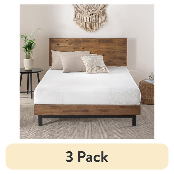 (3 pack) Zinus Spa Sensations Serenity 8" Memory Foam Mattress, Queen ...