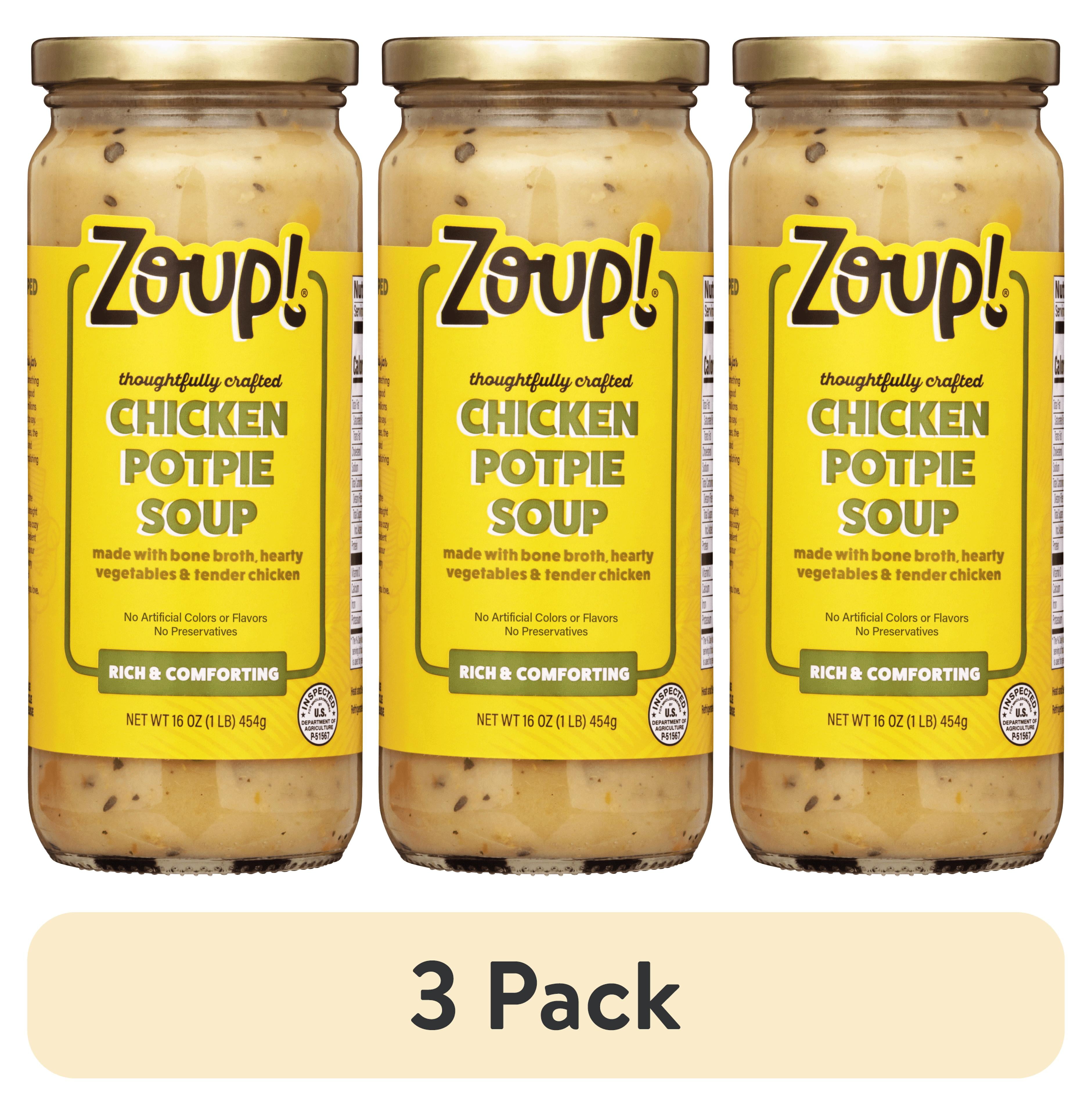 (3 pack) Zoup! Good, Really Good, Chicken Potpie Soup, Shelf-Stable, 16 ...
