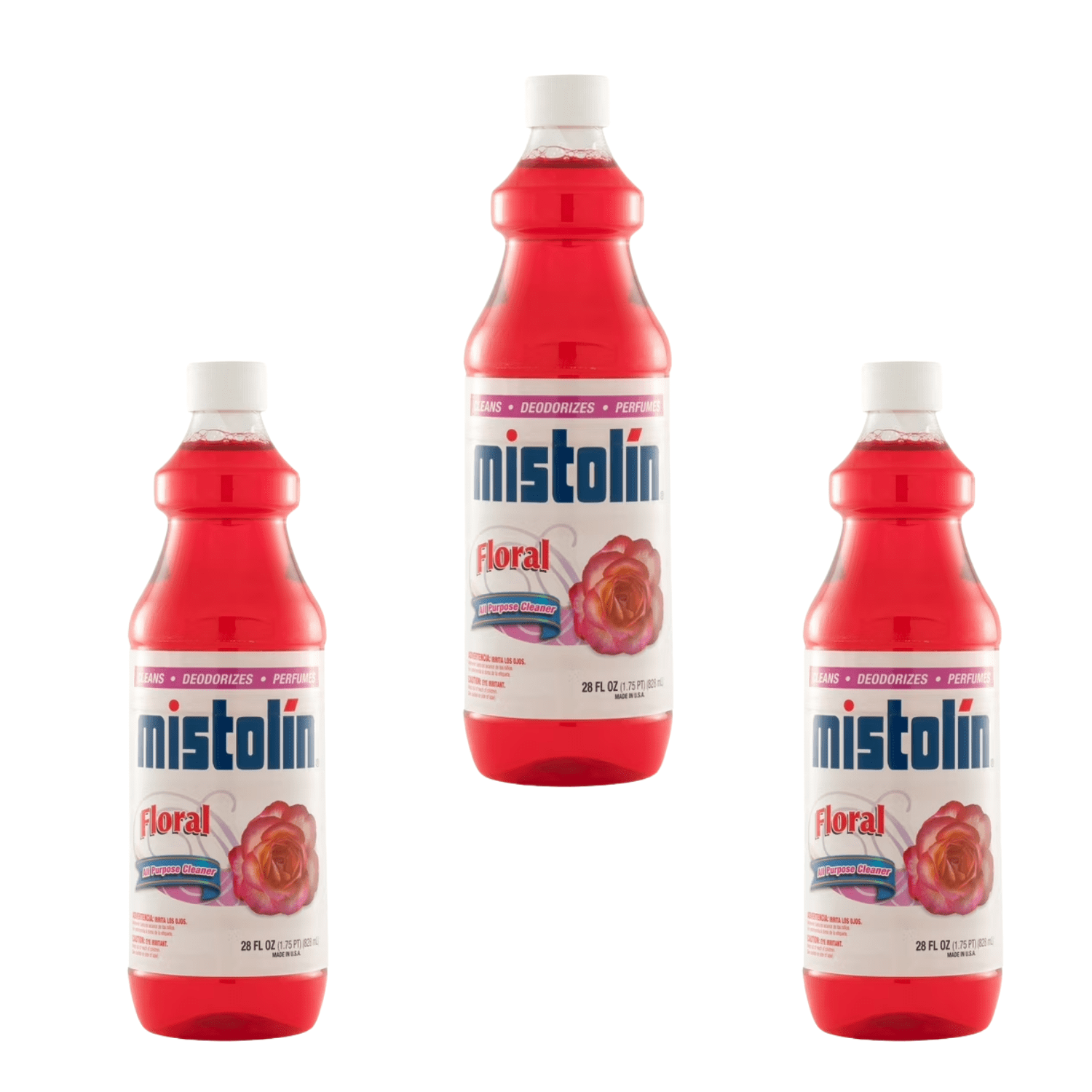 3 pack bottles Mistolin Floral All Purpose Cleaner( 28FLOZ x 2 ...