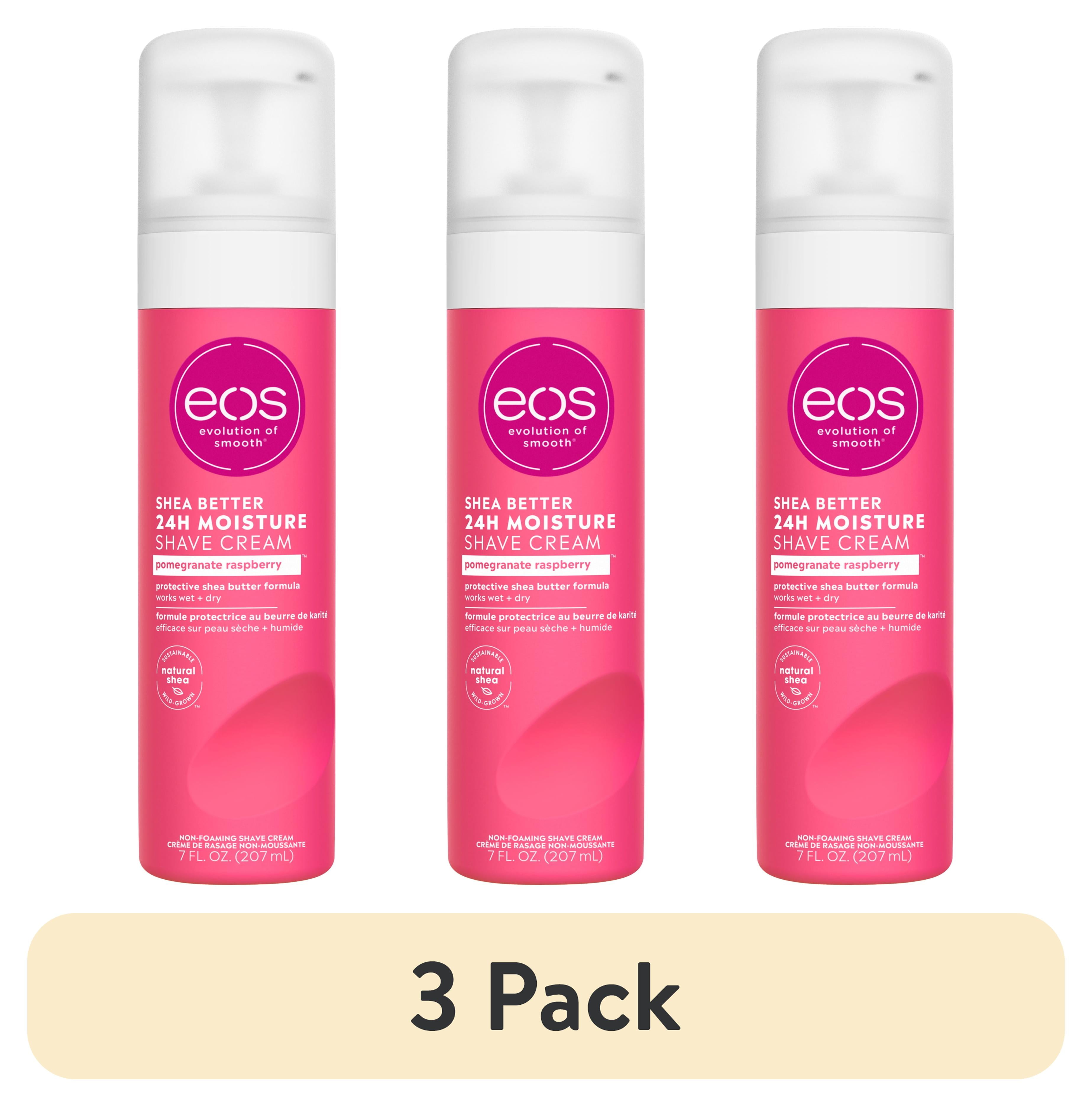 (3 pack) eos Shea Better Women's Shave Cream - Pomegranate Raspberry ...