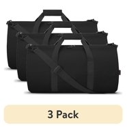 iFLY Packable Duffle with Adjustable Shoulder Strap and Luggage Trolley ...